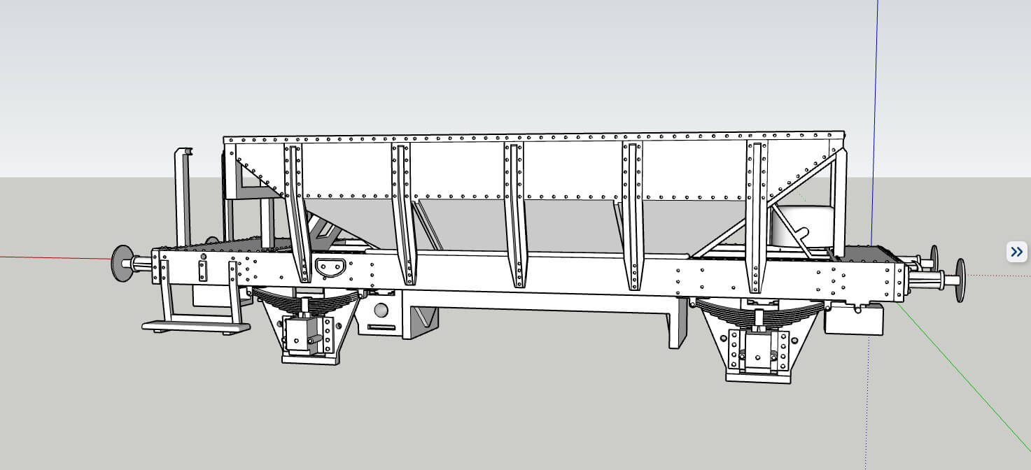 Oo Gage Zmv Mackrel Ballast Hopper - Model Railway Wagon by southseact