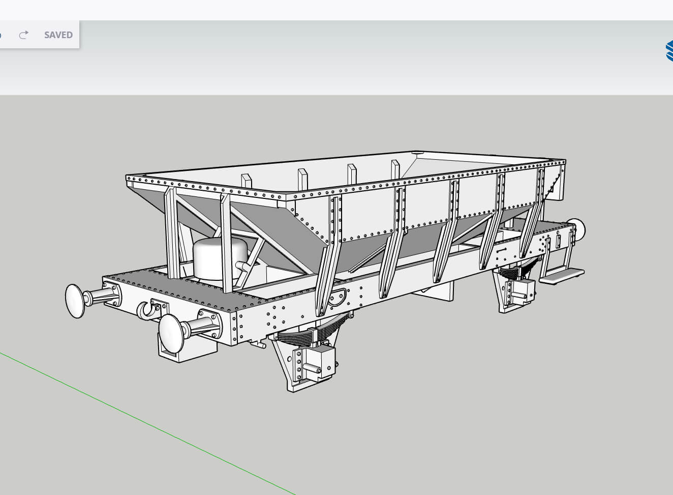 Oo Gage Zmv Mackrel Ballast Hopper - Model Railway Wagon by southseact