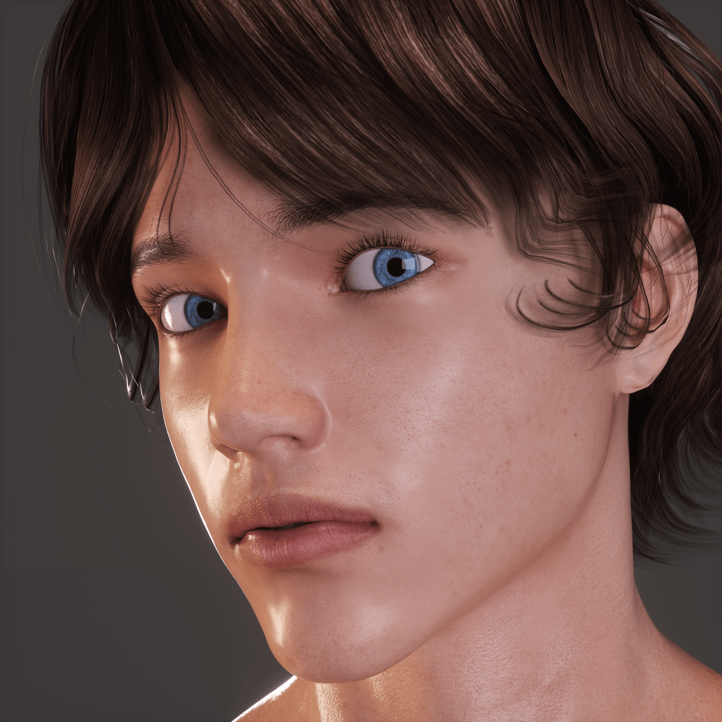 Unspoilt by the ravages of time 3D Render by SparkieShock