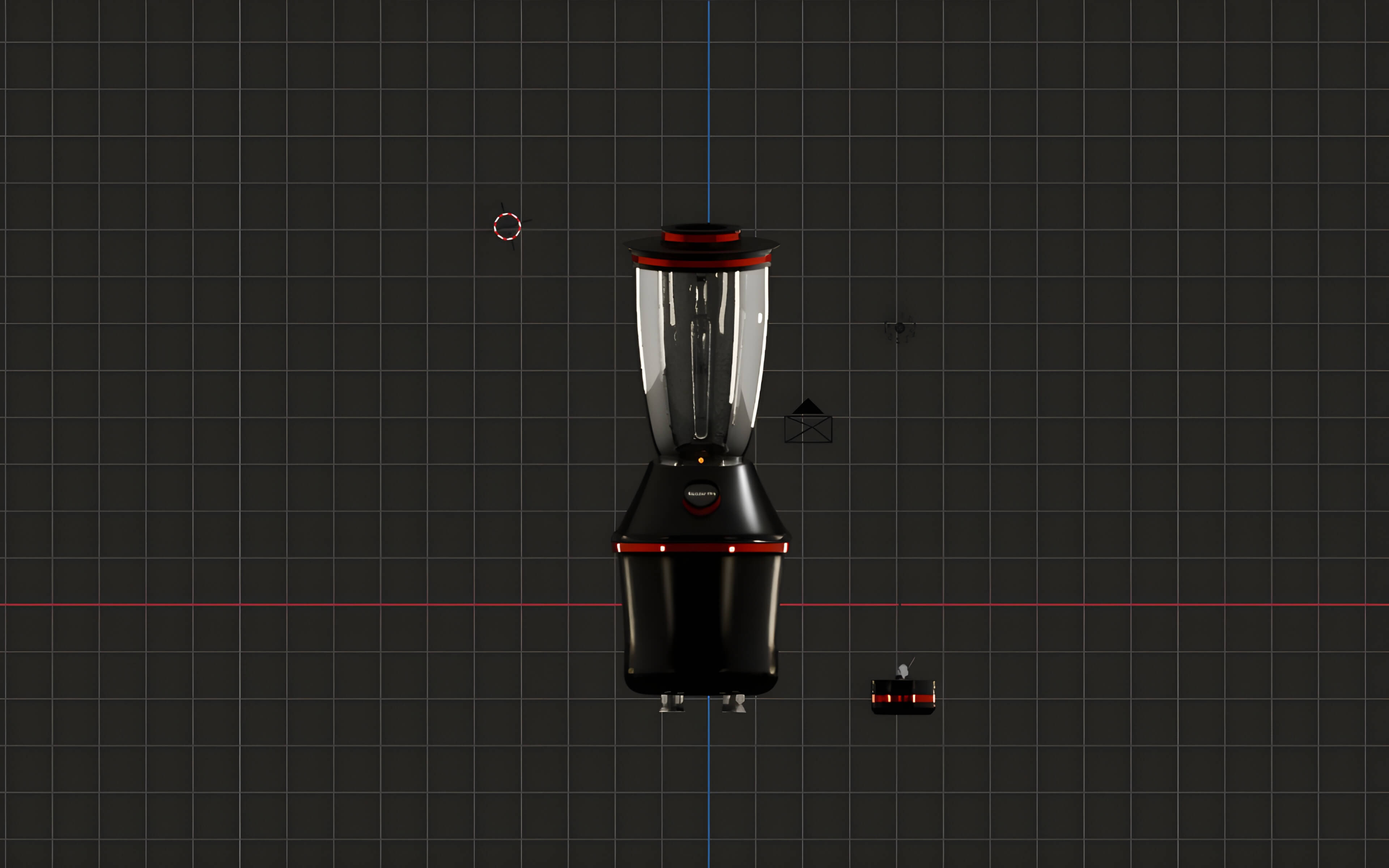 Stylish Blender Kitchen 3d Model for Design Projects by spayzer