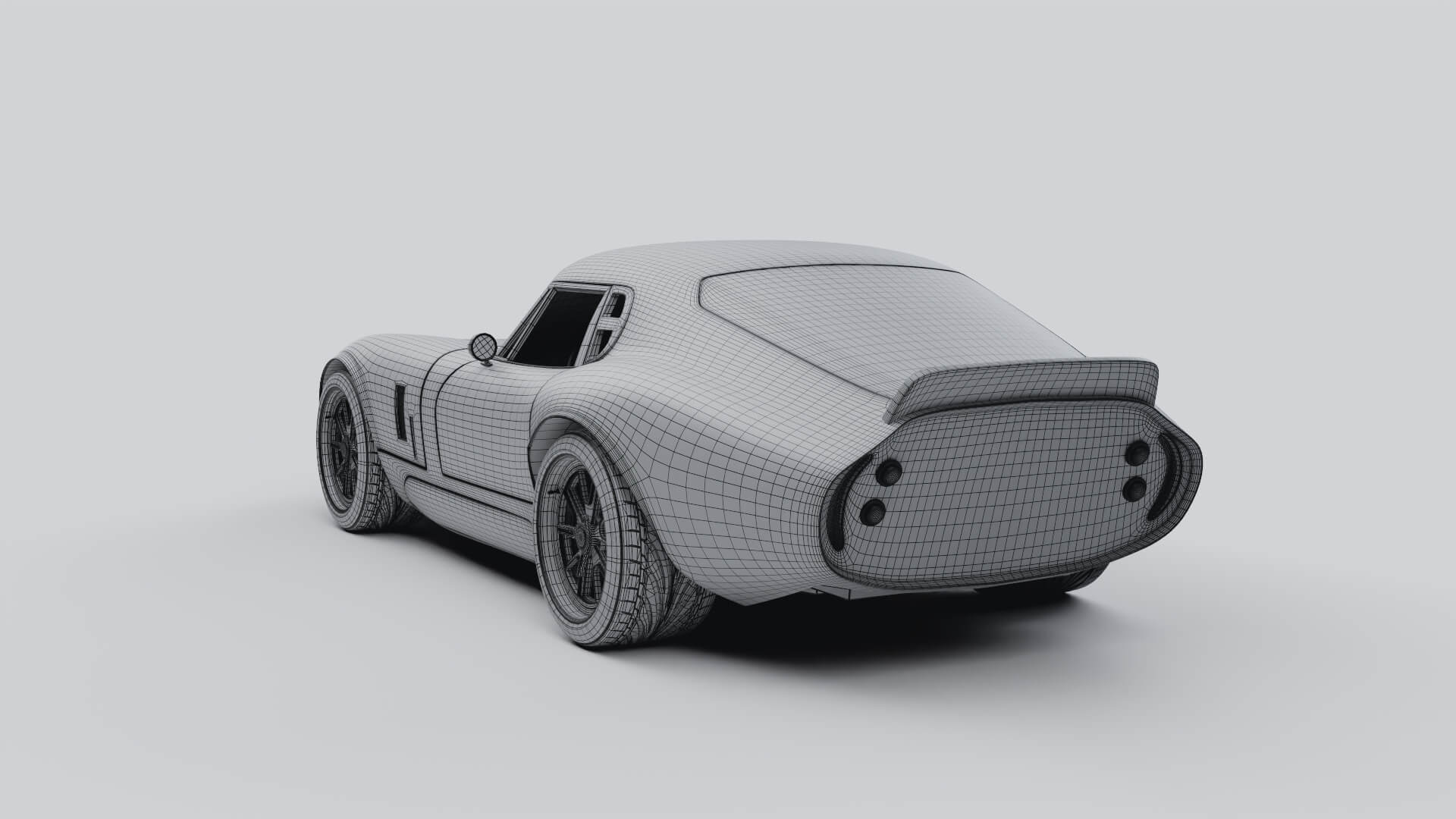 1965 Type 65 Coupe - Daytona 3D Model by spaz