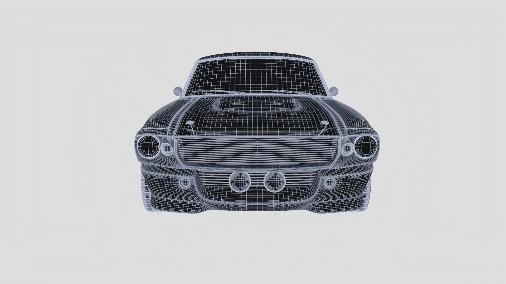 1967 Shelby GT500 (Eleanor) - 3D Model by spaz