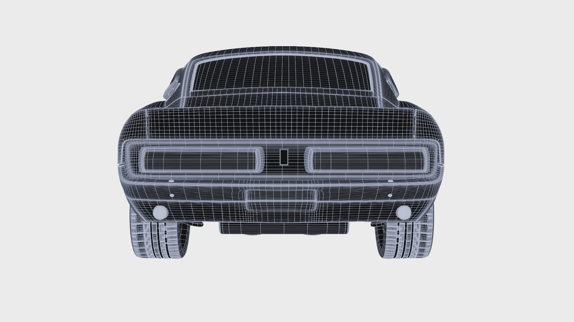 1967 Shelby GT500 - 3D Model by spaz