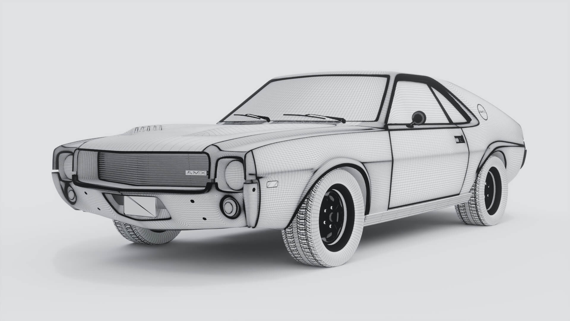 1968 AMC Amx - 3D Model by spaz