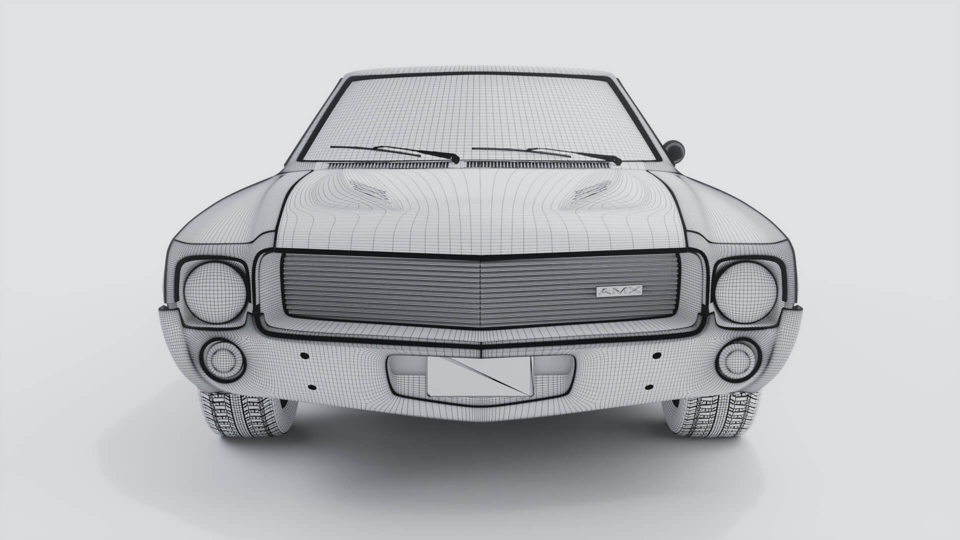 1968 AMC Amx - 3D Model by spaz