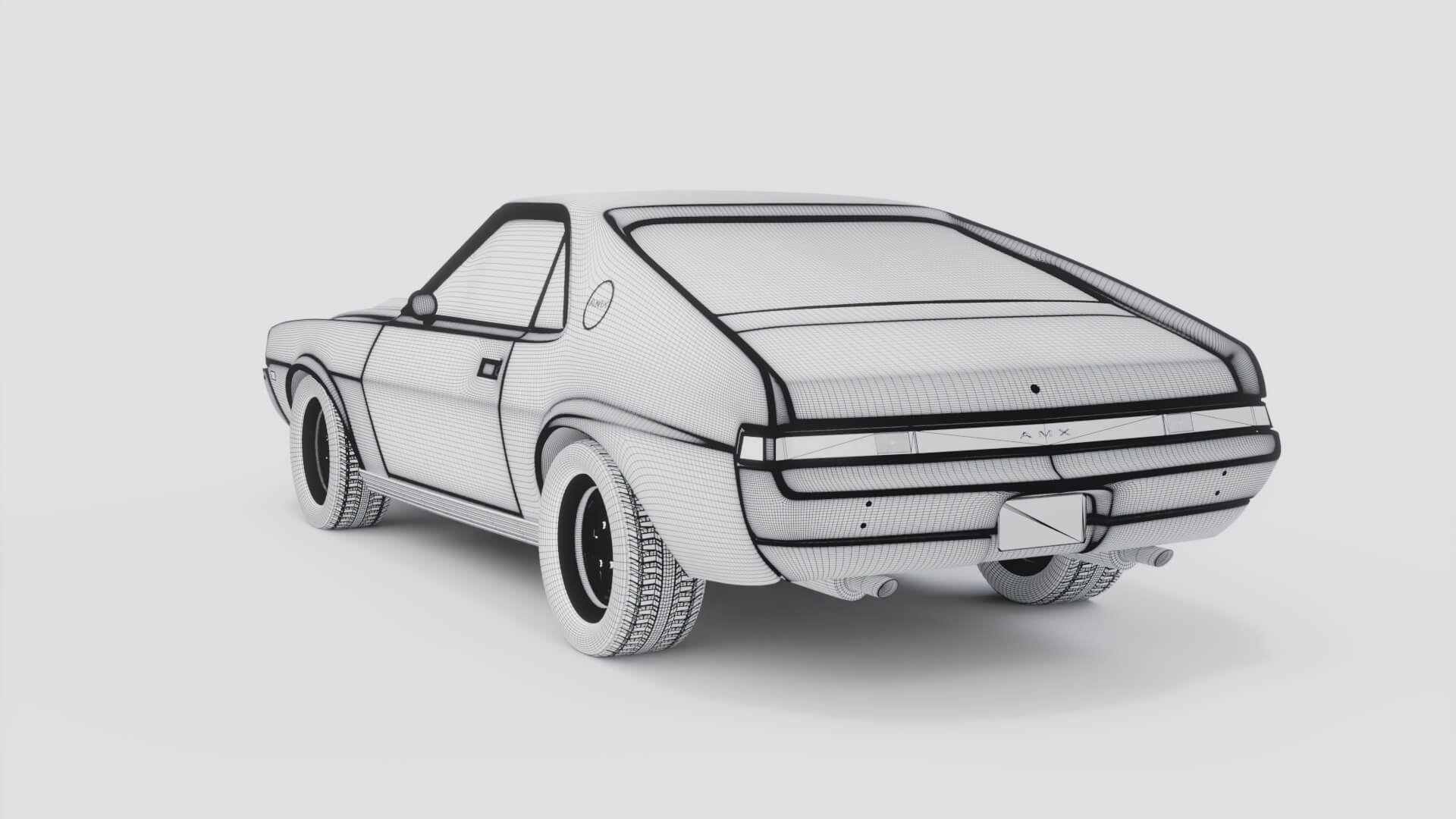 1968 AMC Amx - 3D Model by spaz