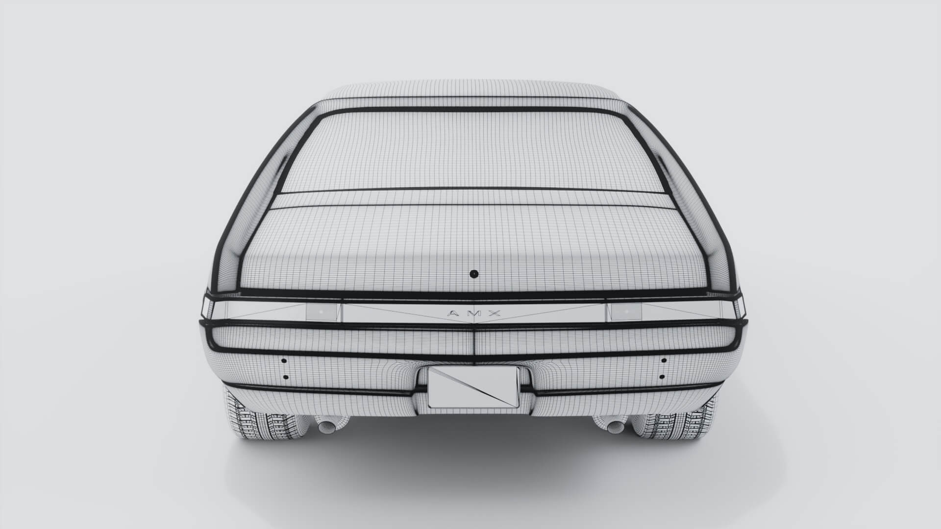 1968 AMC Amx - 3D Model by spaz