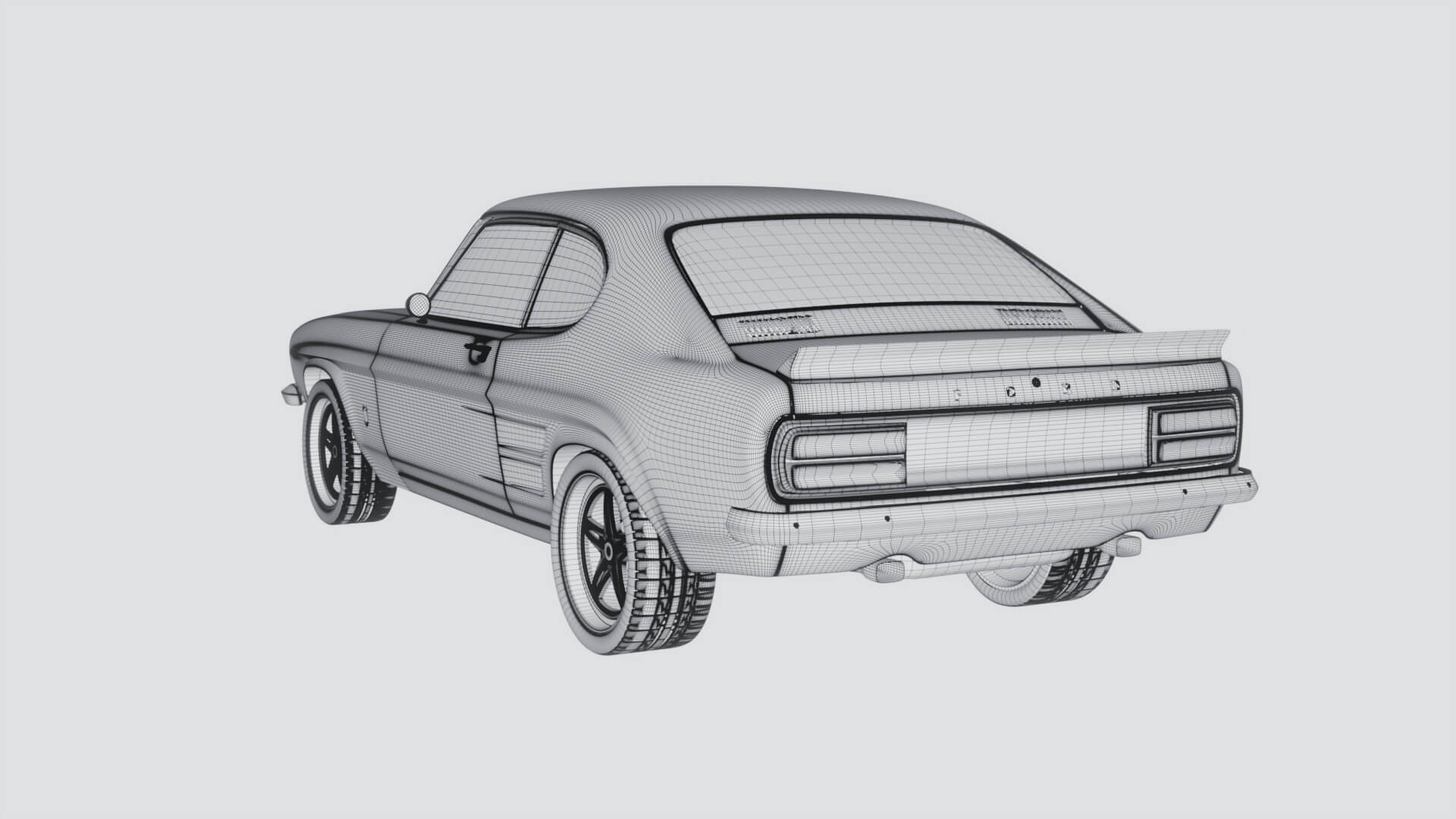 1973 Ford Capri Rs2600 - 3D Model by spaz