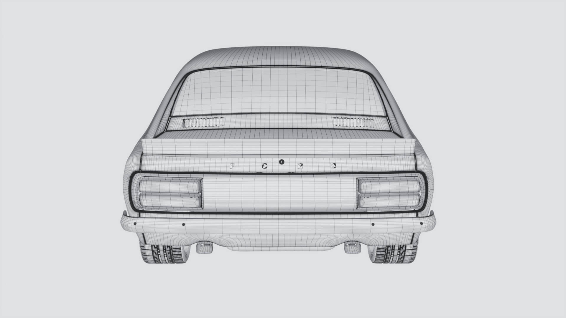 1973 Ford Capri Rs2600 - 3D Model by spaz