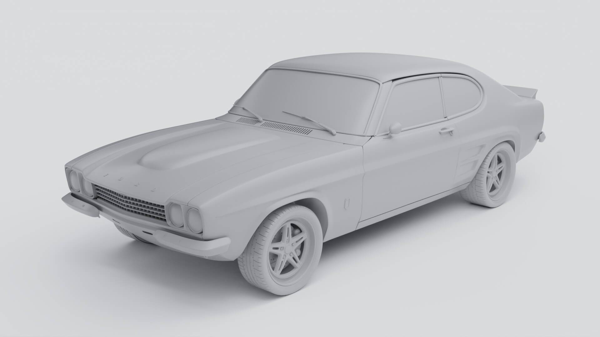1973 Ford Capri Rs2600 - 3D Model by spaz
