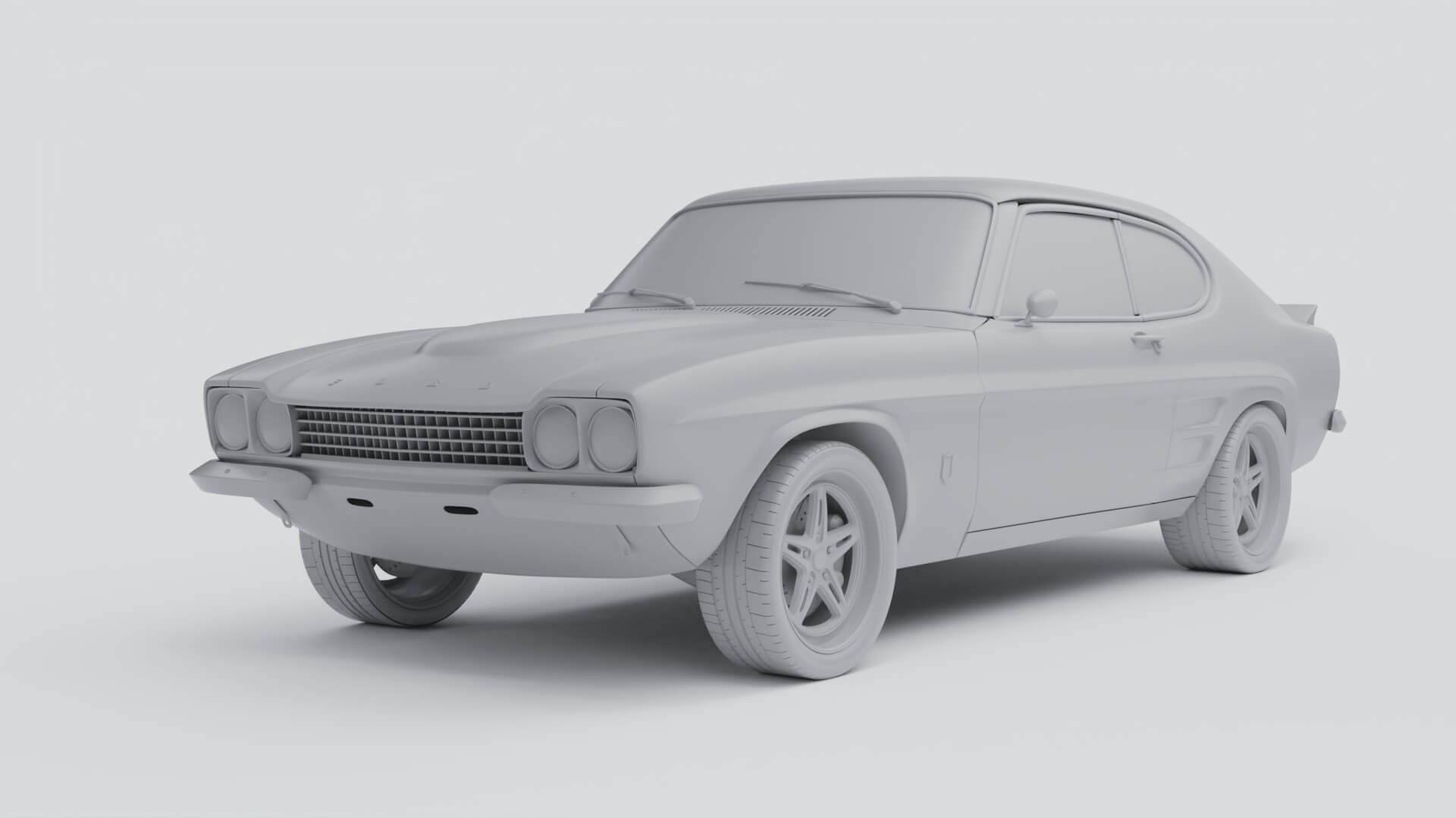1973 Ford Capri Rs2600 - 3D Model by spaz
