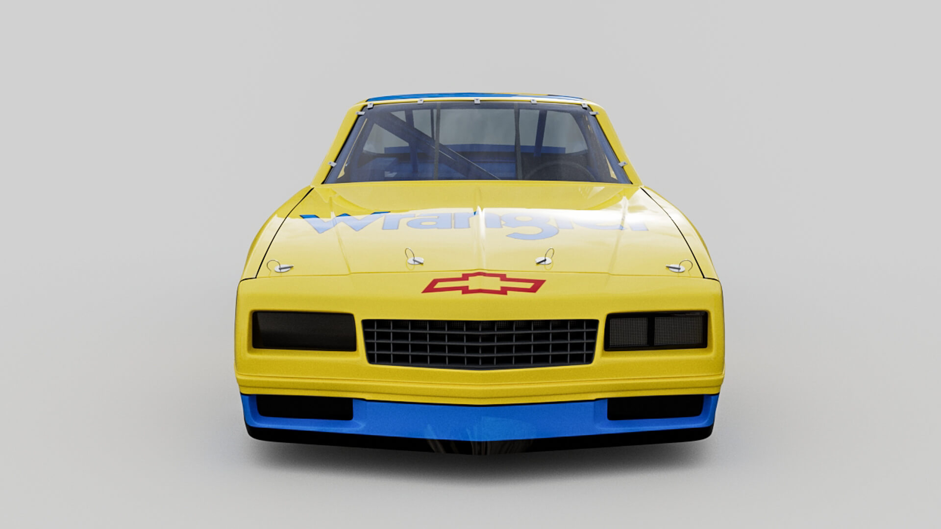 1986 Chevy Monte Carlo - Nascar 3D Model by spaz