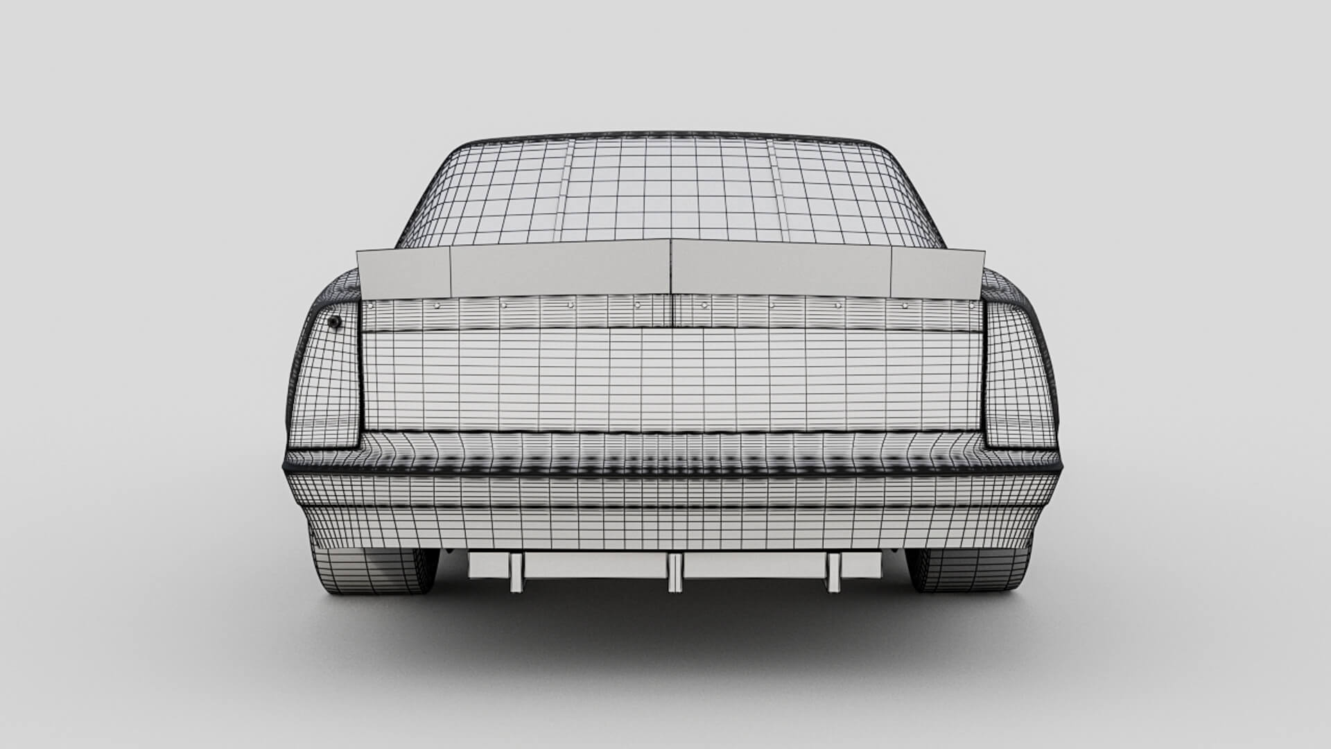 1986 Chevy Monte Carlo - Nascar 3D Model by spaz