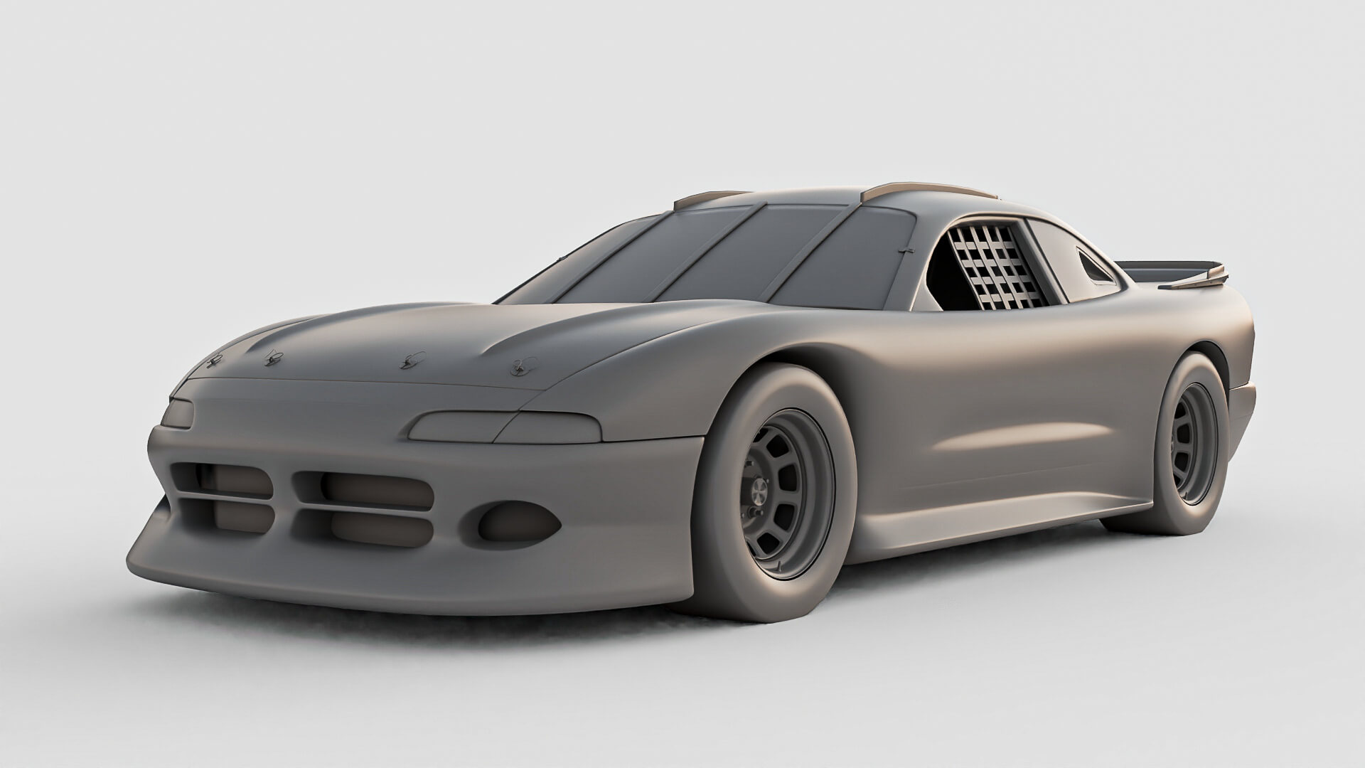 1994 Dodge Avenger Iroc Series Stock Car - 3D Model by spaz