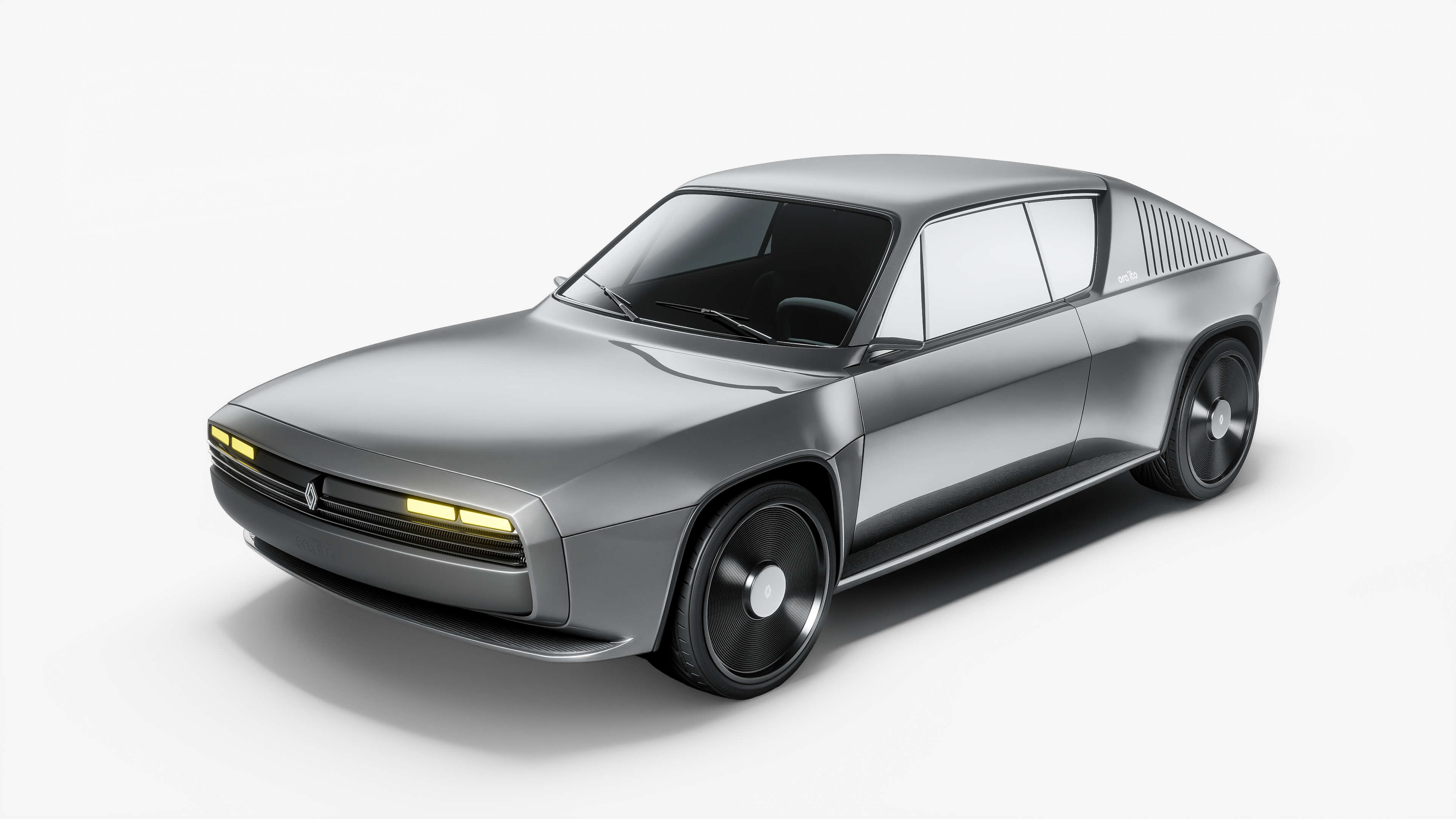 2025 Renault R17 Electric Restomod - 3D Model by spaz