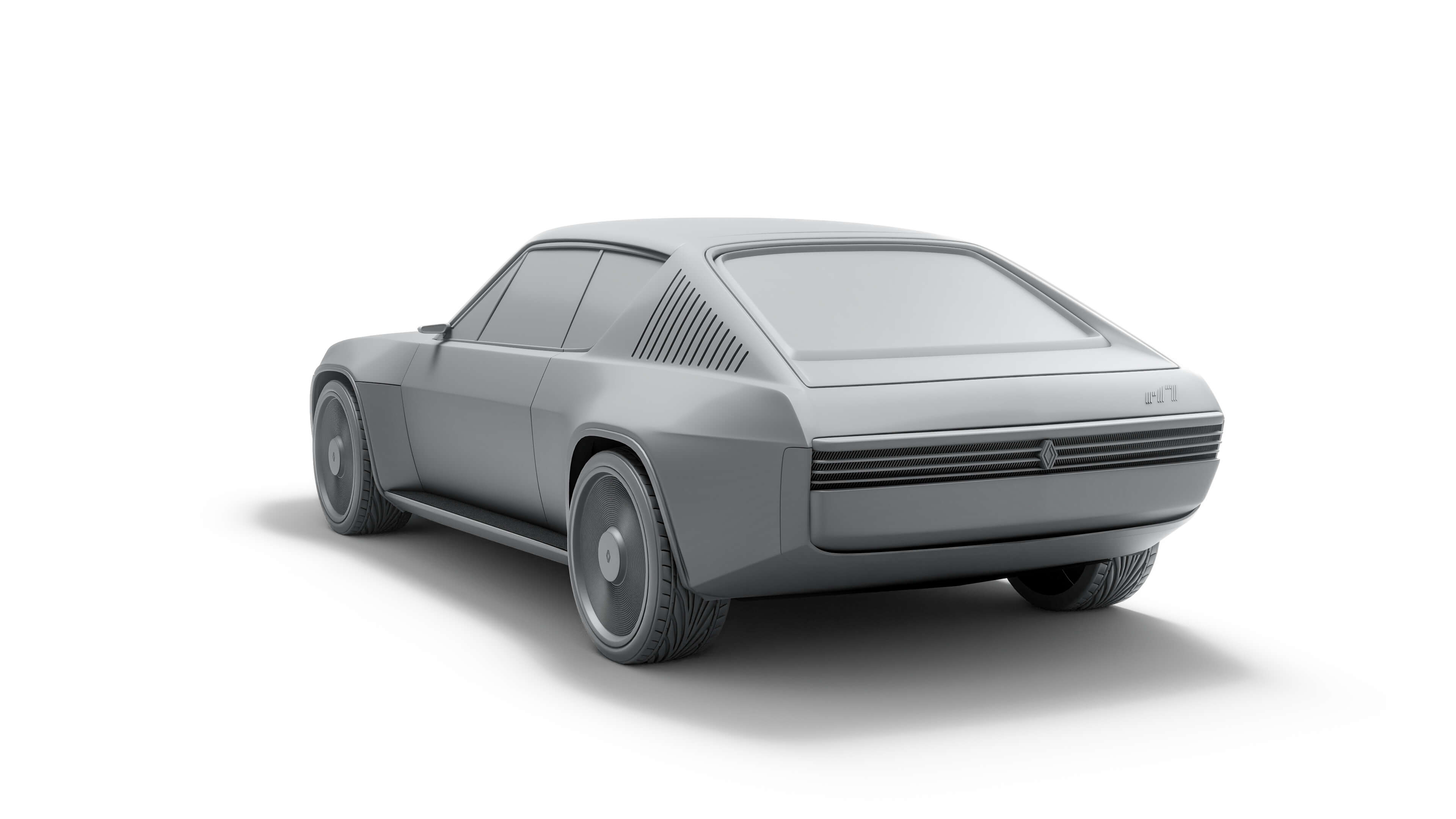 2025 Renault R17 Electric Restomod - 3D Model by spaz