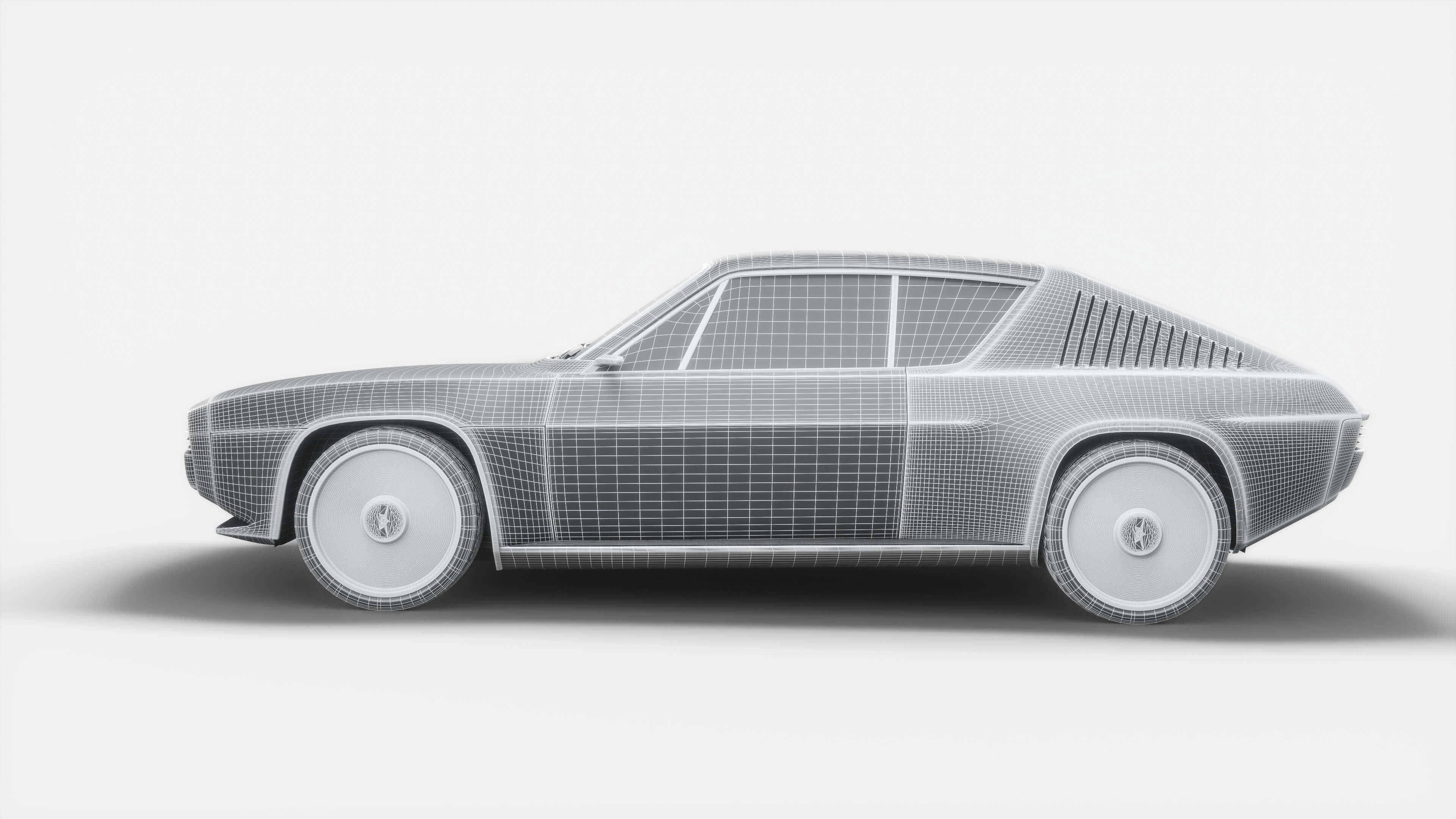 2025 Renault R17 Electric Restomod - 3D Model by spaz