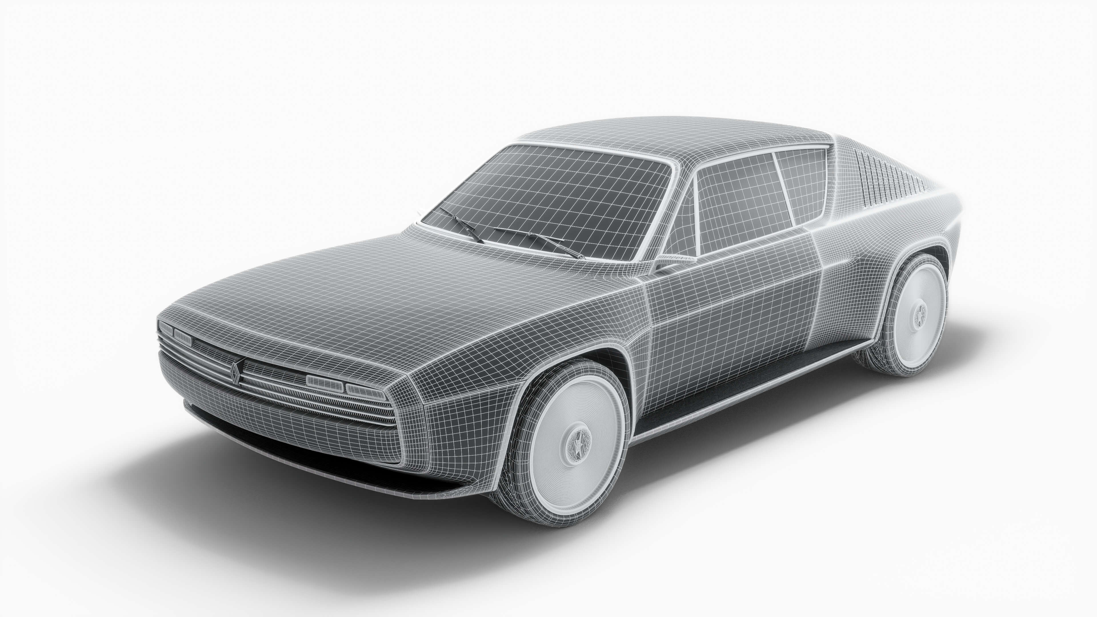 2025 Renault R17 Electric Restomod - 3D Model by spaz