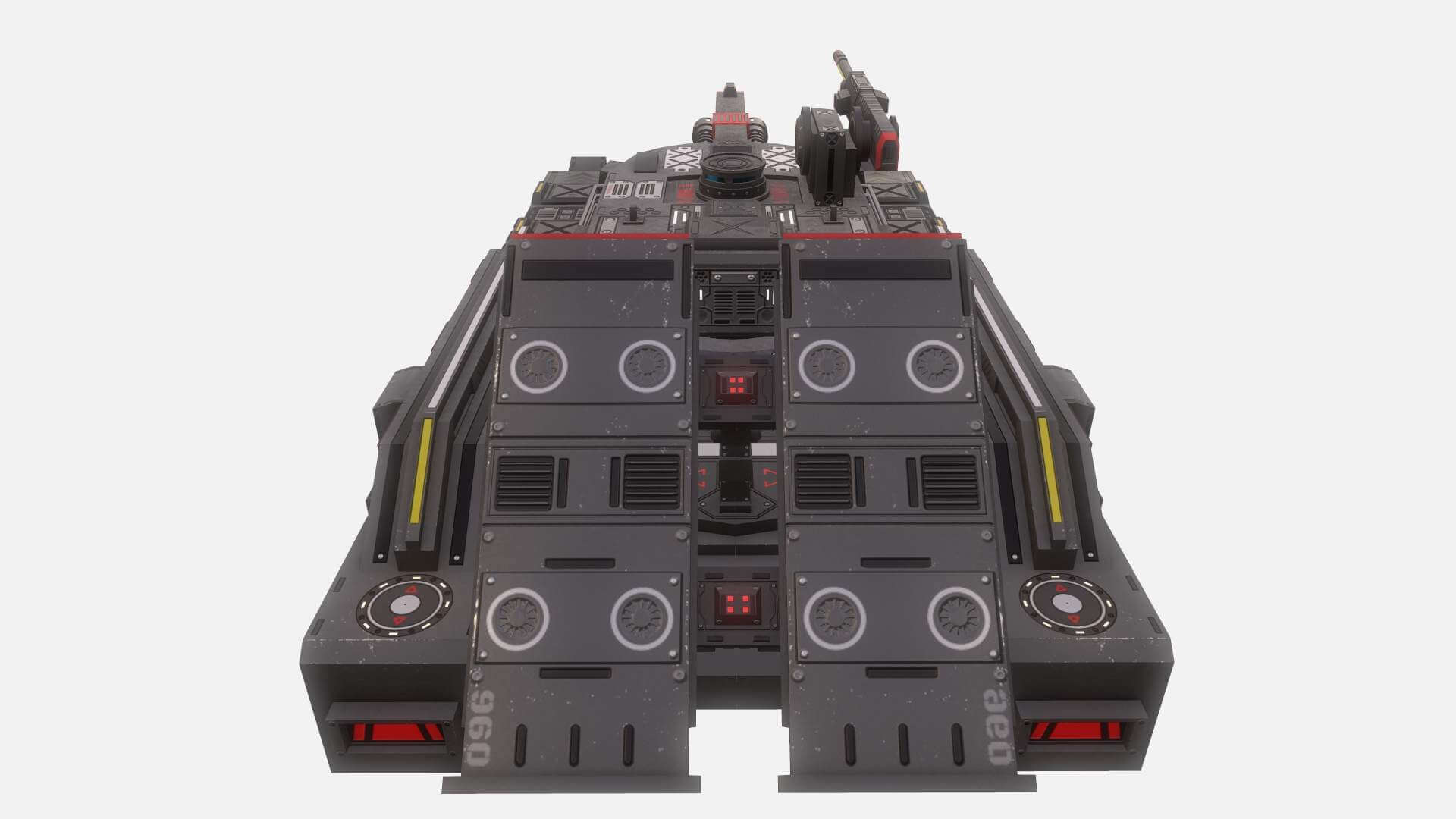 Sci-Fi Tank 3D Model by spectra_7