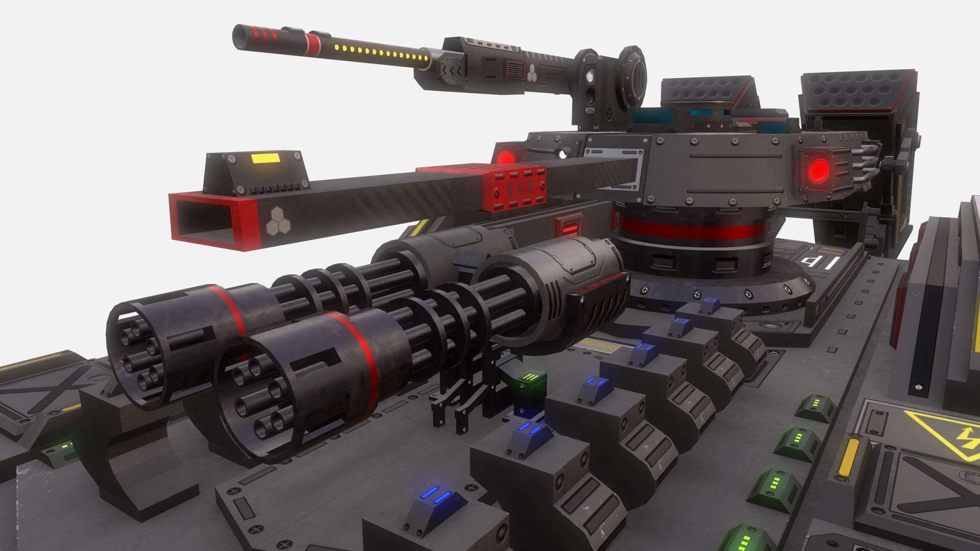 Sci-Fi Tank 3D Model by spectra_7