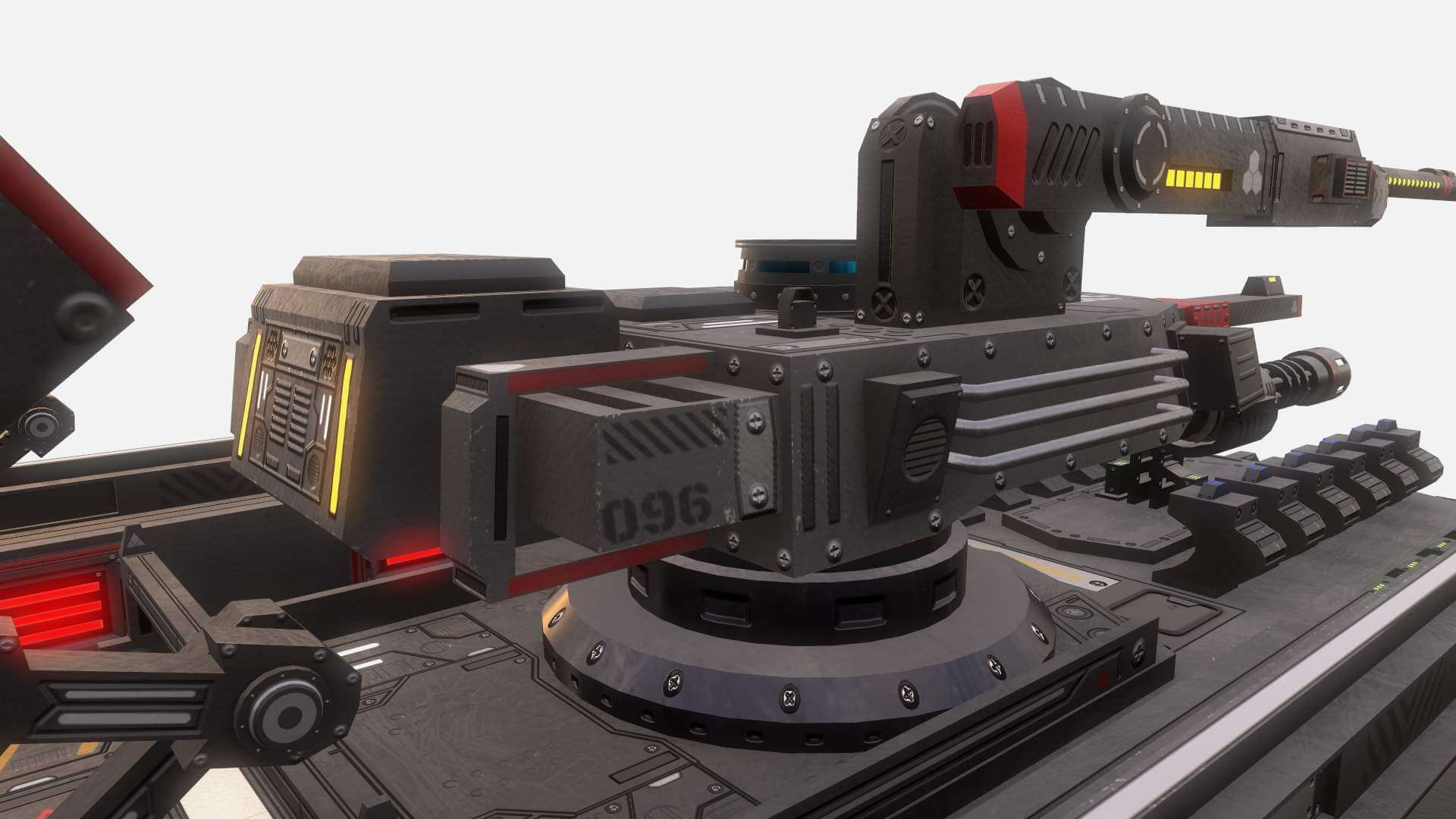 Sci-Fi Tank 3D Model by spectra_7