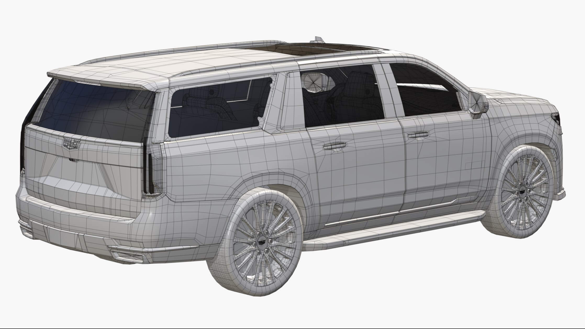 Cadillac Escalade V 2023 - 3D Model by speedmesh