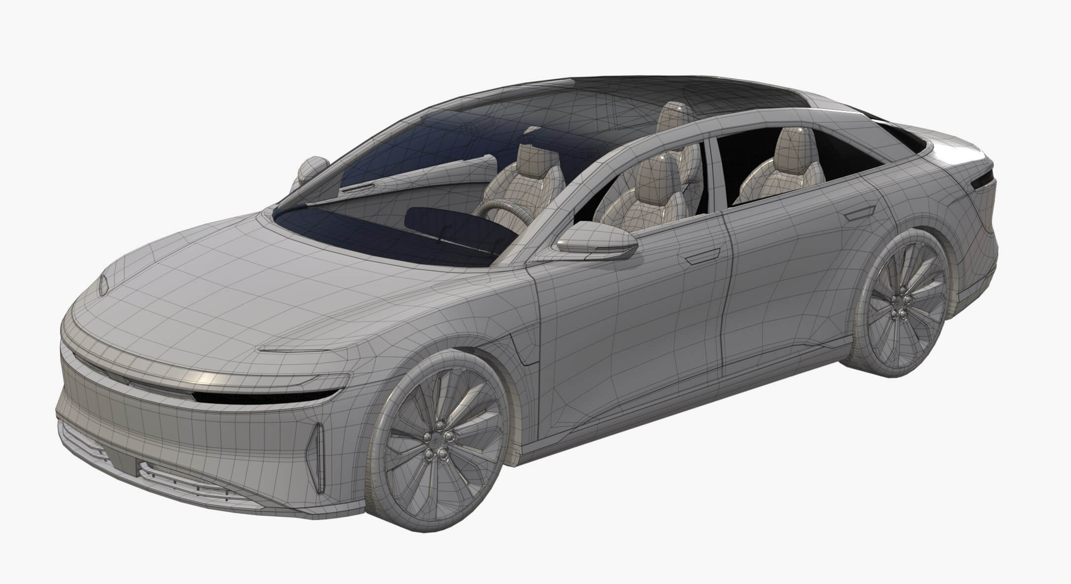 Lucid Air 2024 - 3D Model by speedmesh