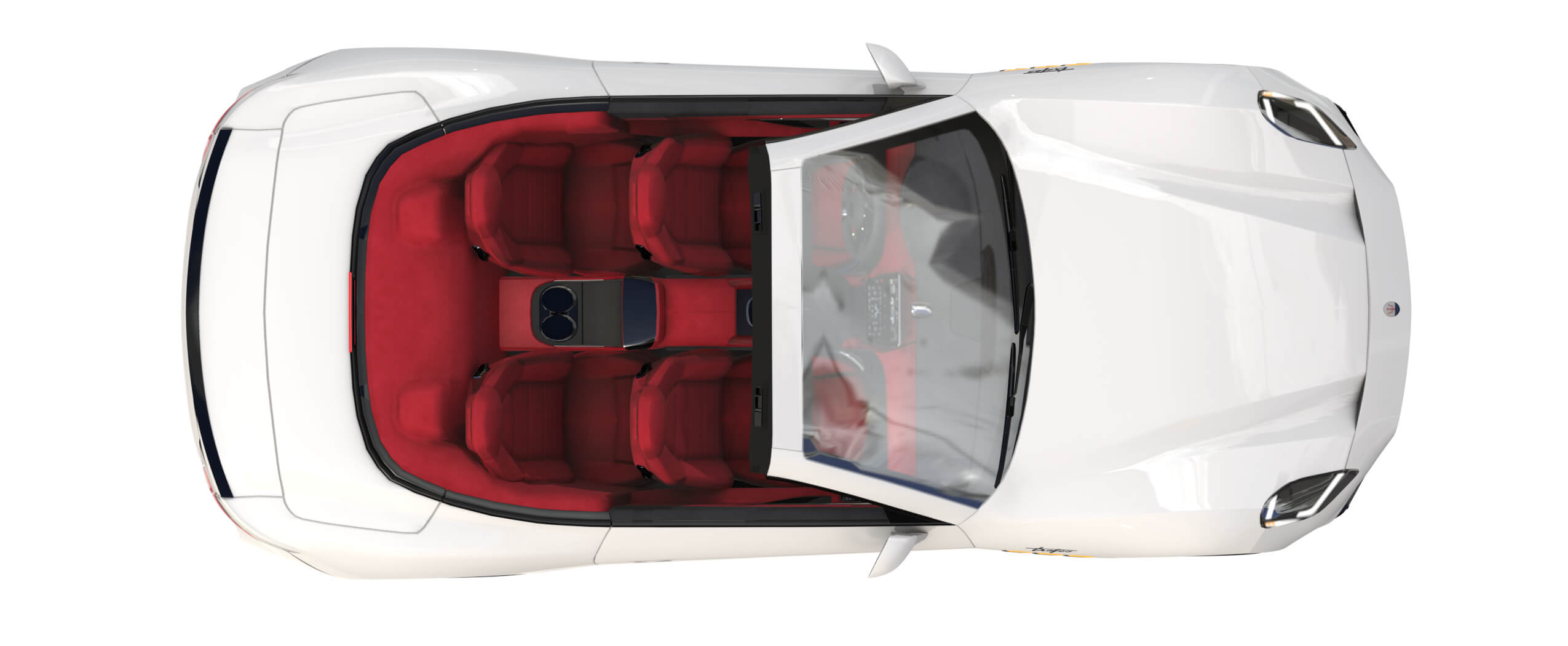 Maserati Grancabrio Trofeo 2024 Low Poly Generic 3D Model Lo by speedmesh
