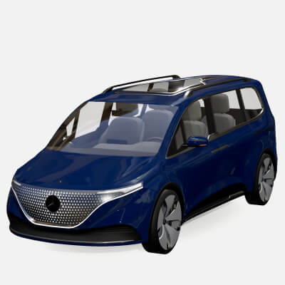 Mercedes Benz EQT - 3D Model by speedmesh
