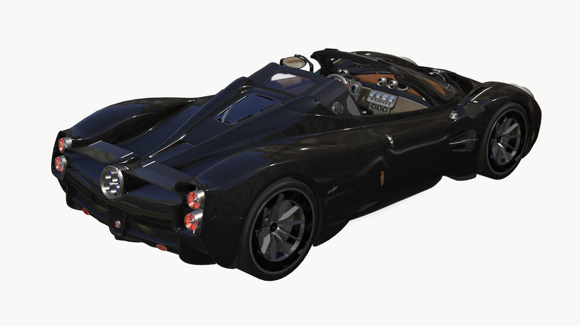 Pagani Utopia Roadster 2024 2025 - 3D Model by speedmesh