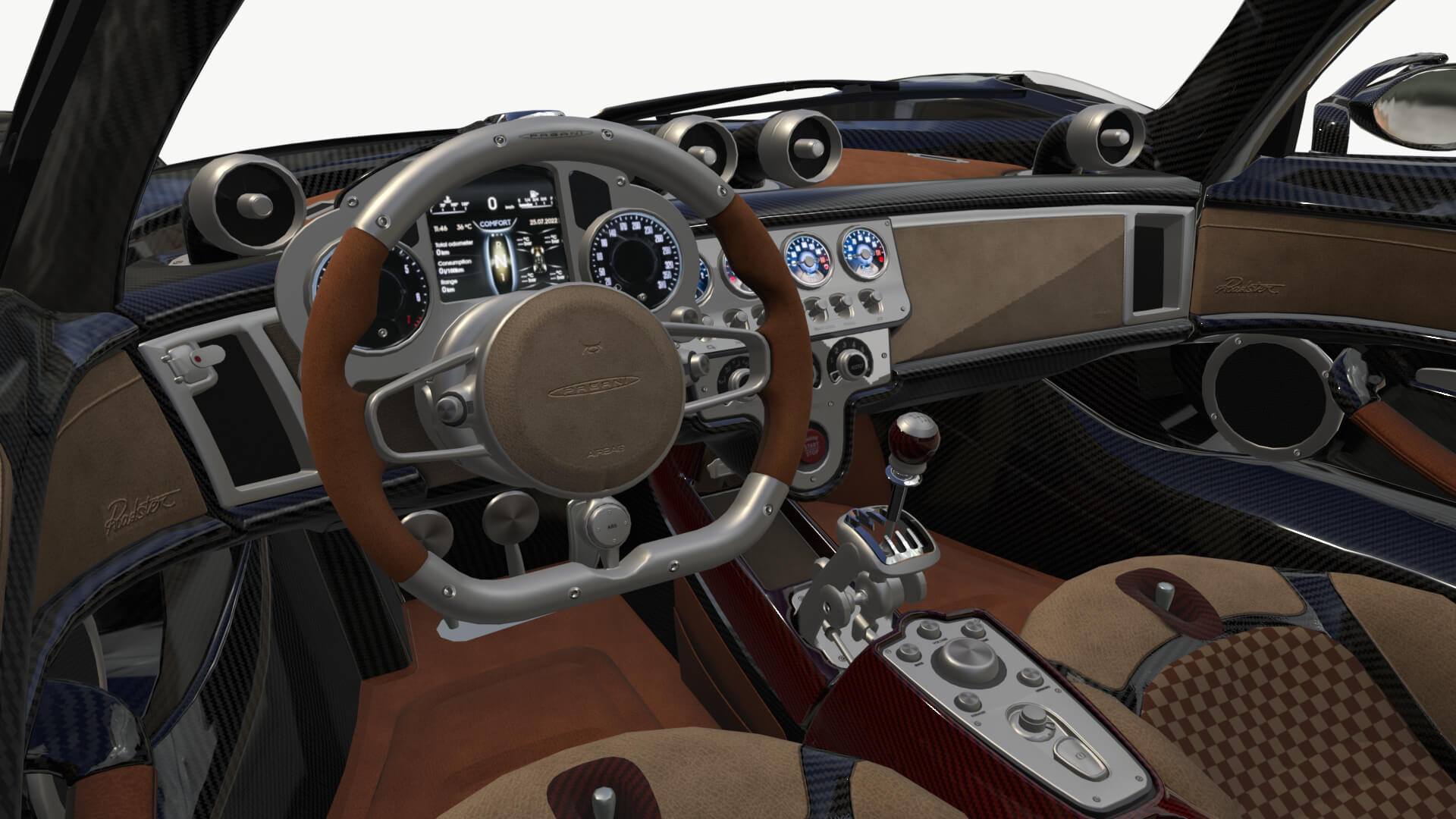 Pagani Utopia Roadster 2024 2025 - 3D Model by speedmesh