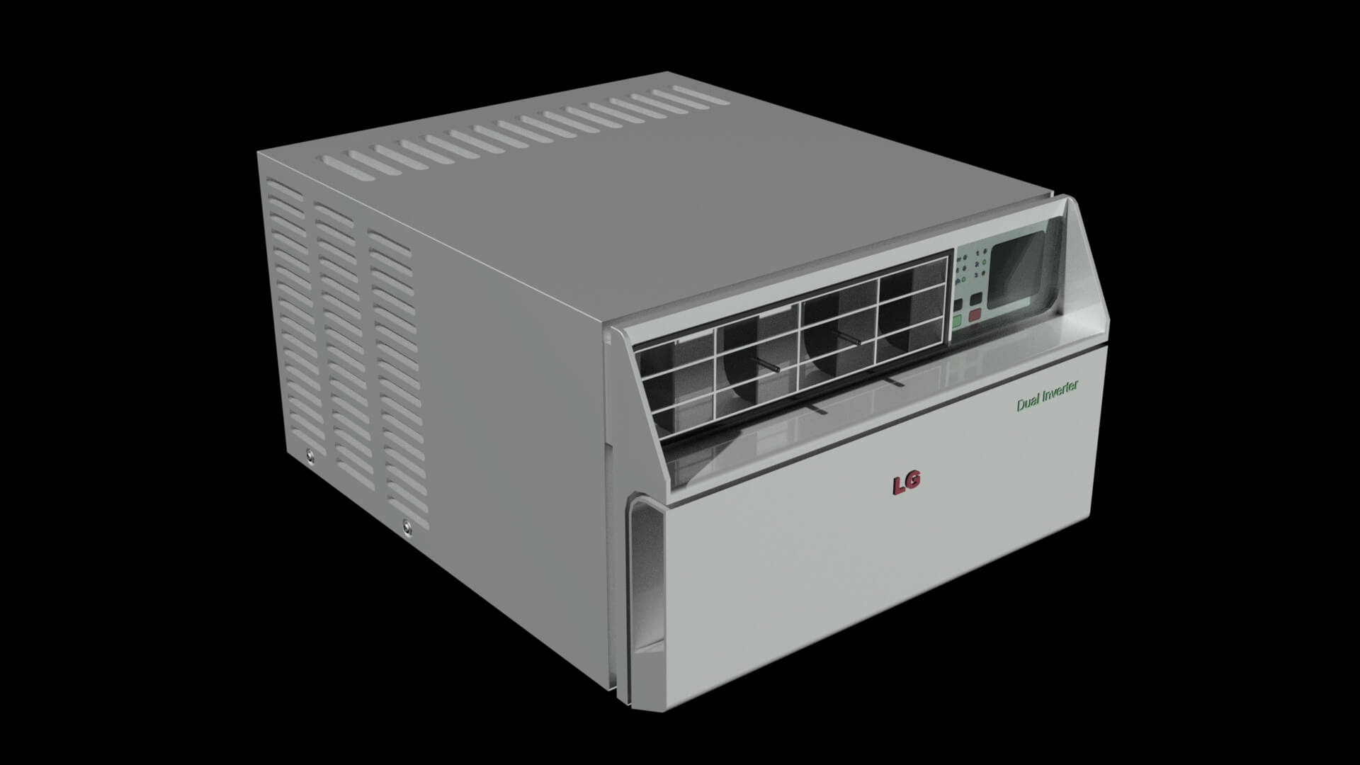 Aircon Window Type 2 - 3D Model by Speedup
