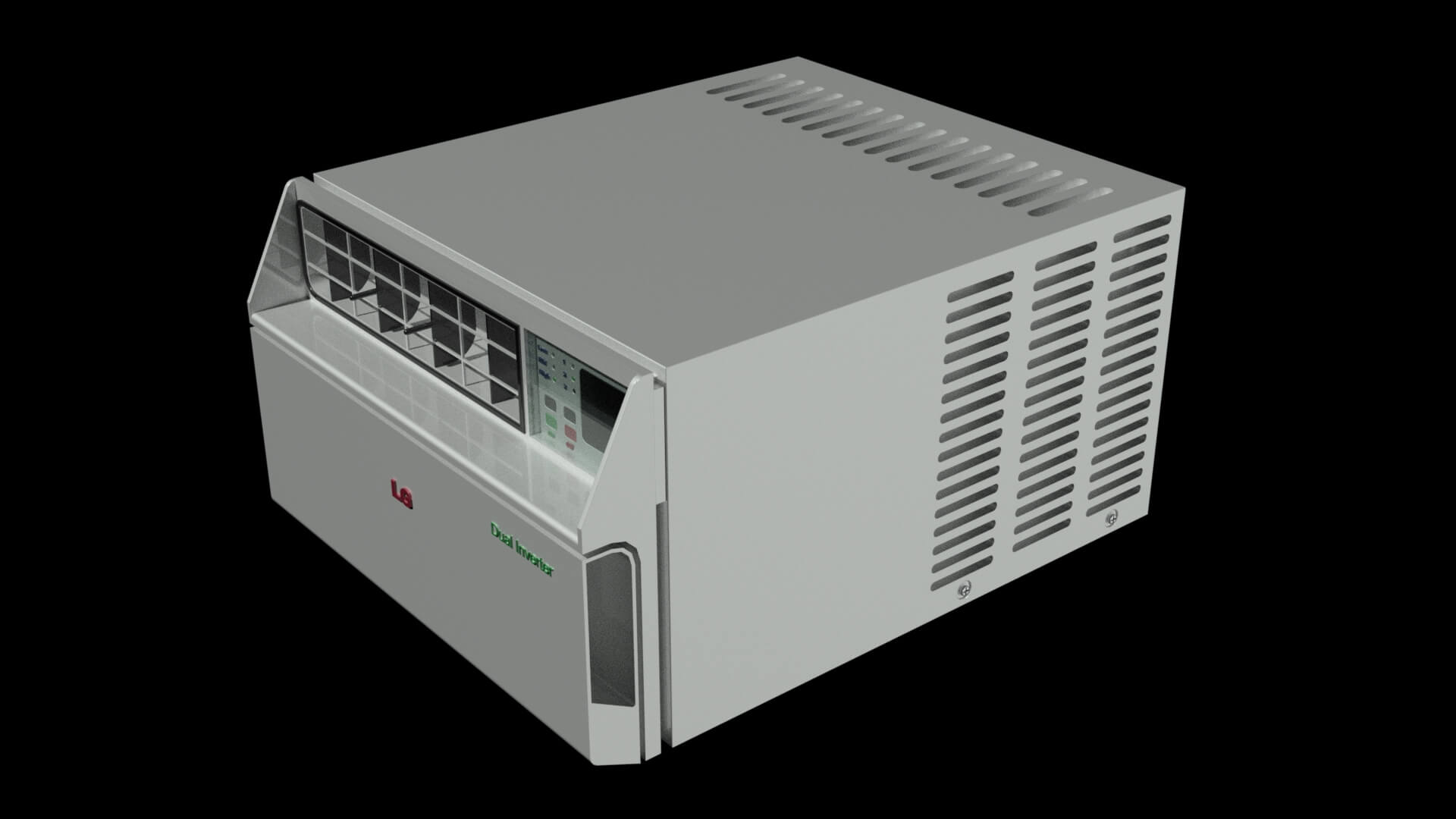 Aircon Window Type 2 - 3D Model by Speedup