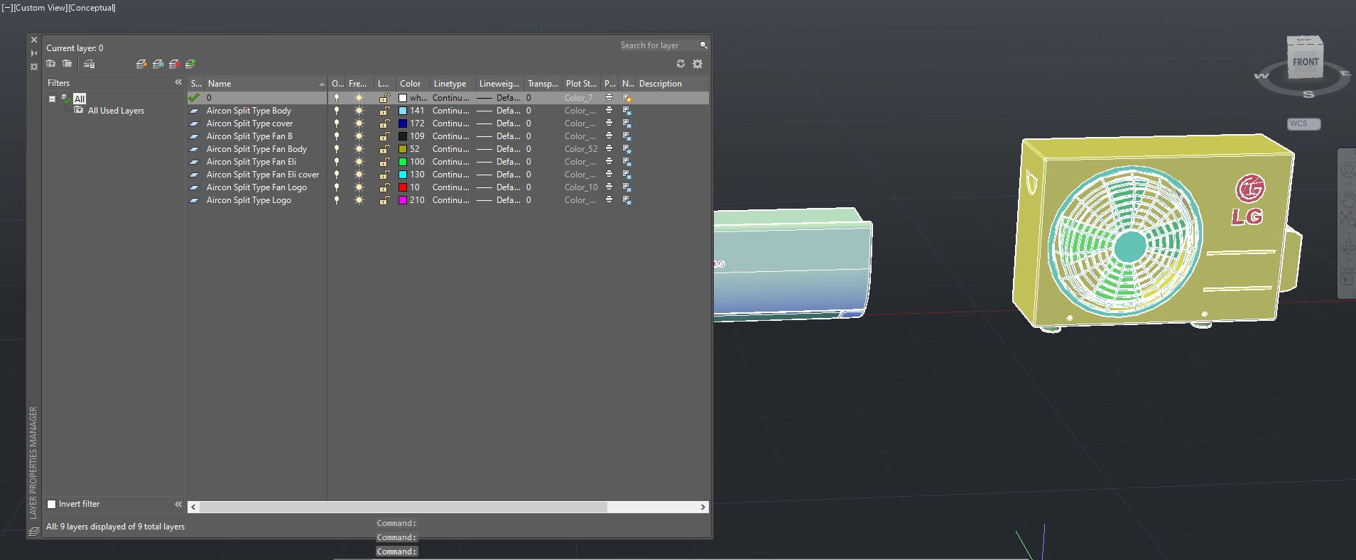 Aircon Split Type 1 - 3D Model by Speedup