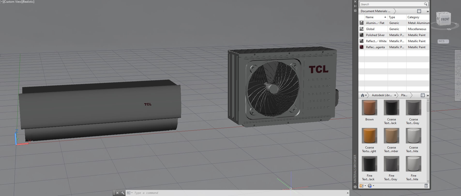 Aircon Split Type A2 - 3D Model by Speedup