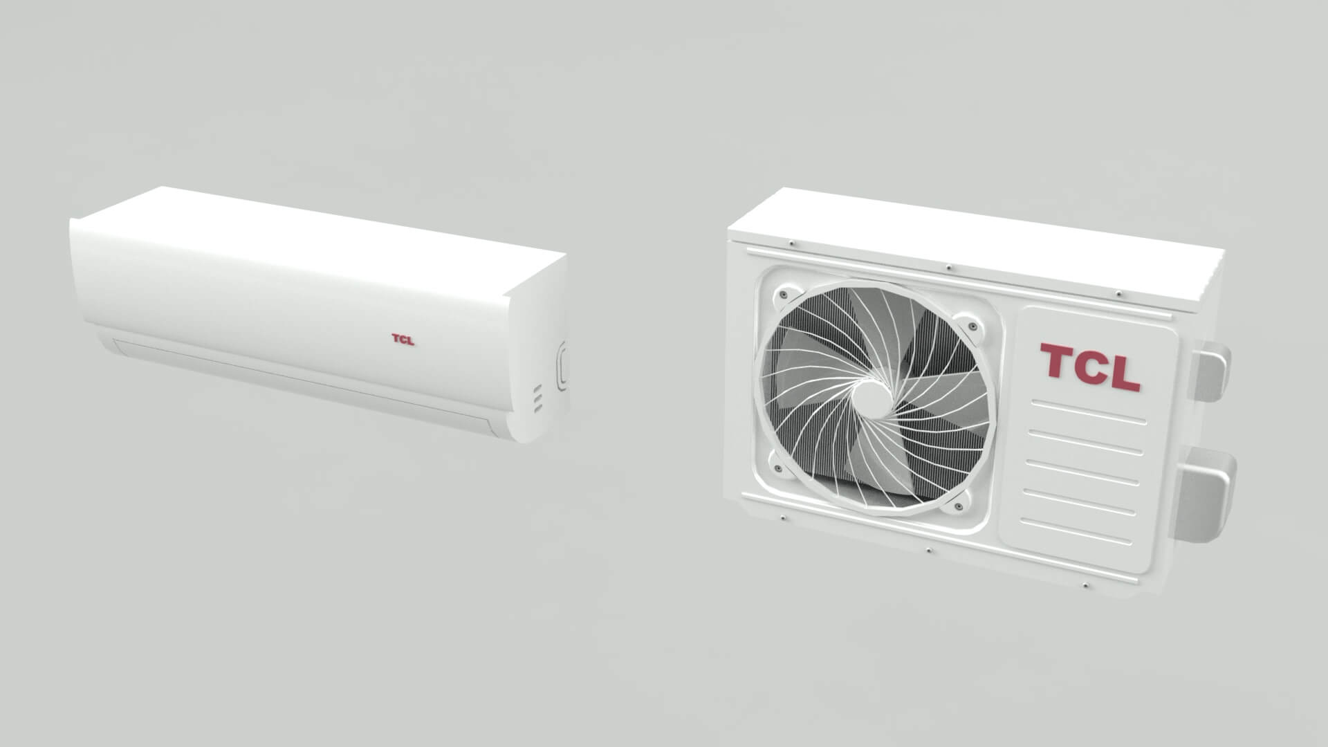 Aircon Split Type A2 - 3D Model by Speedup