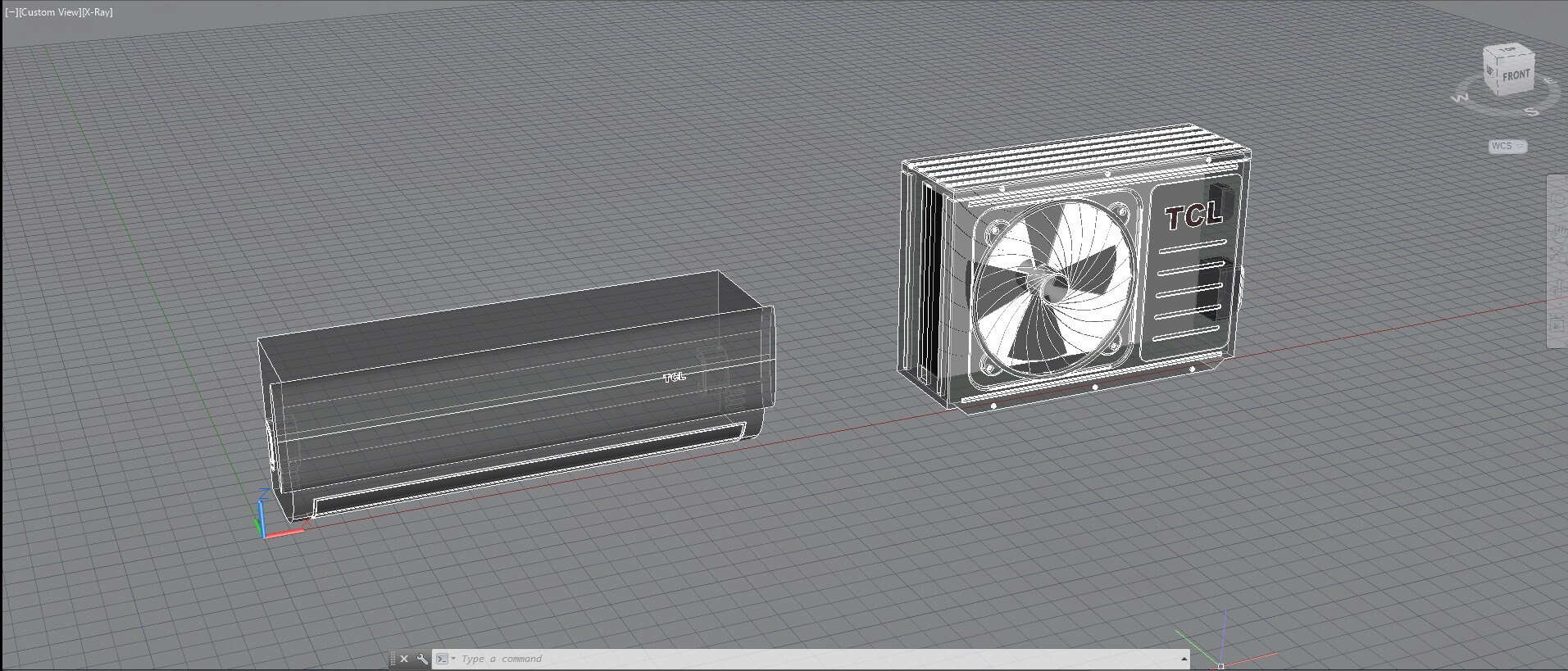 Aircon Split Type A2 - 3D Model by Speedup