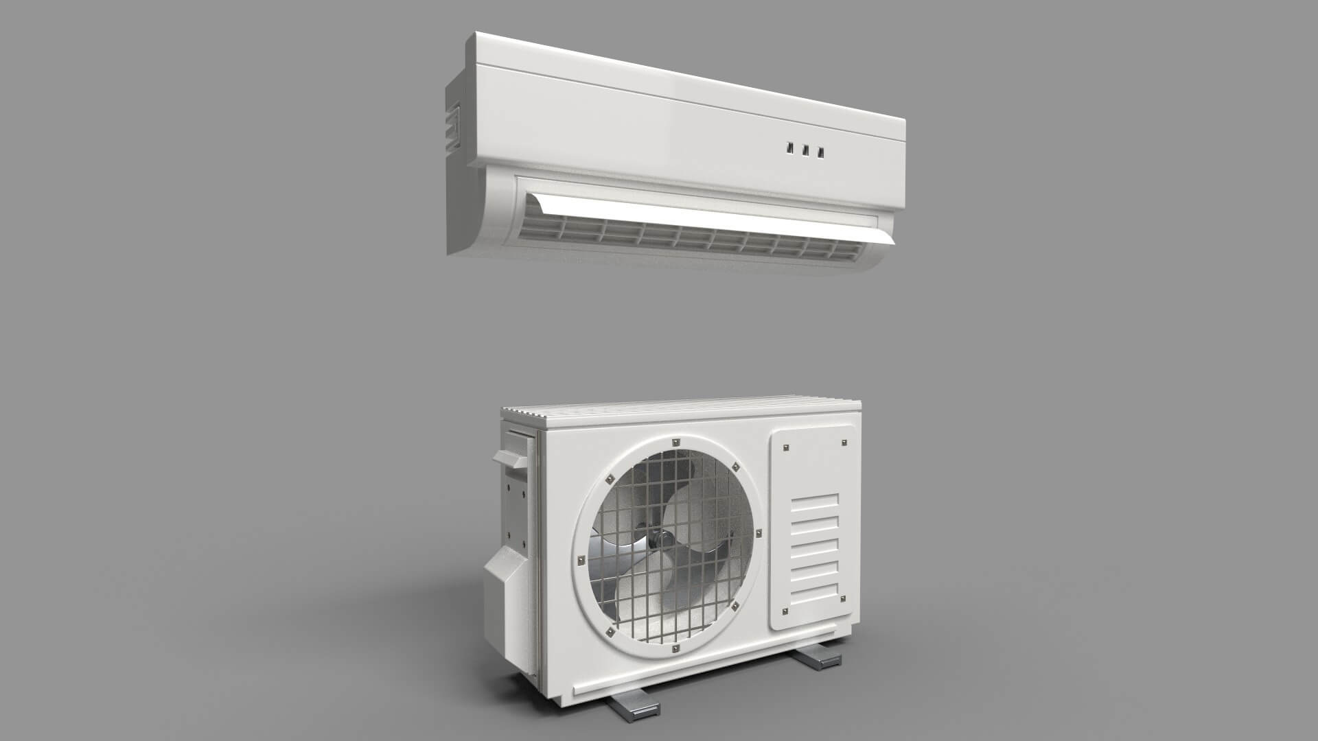 Aircon Split Type RH2 - 3D Model by Speedup