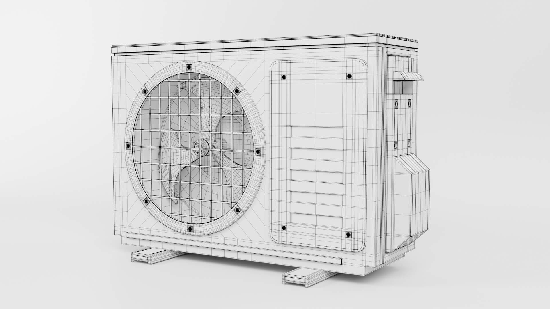 Aircon Split Type N2 - 3D Model by Speedup