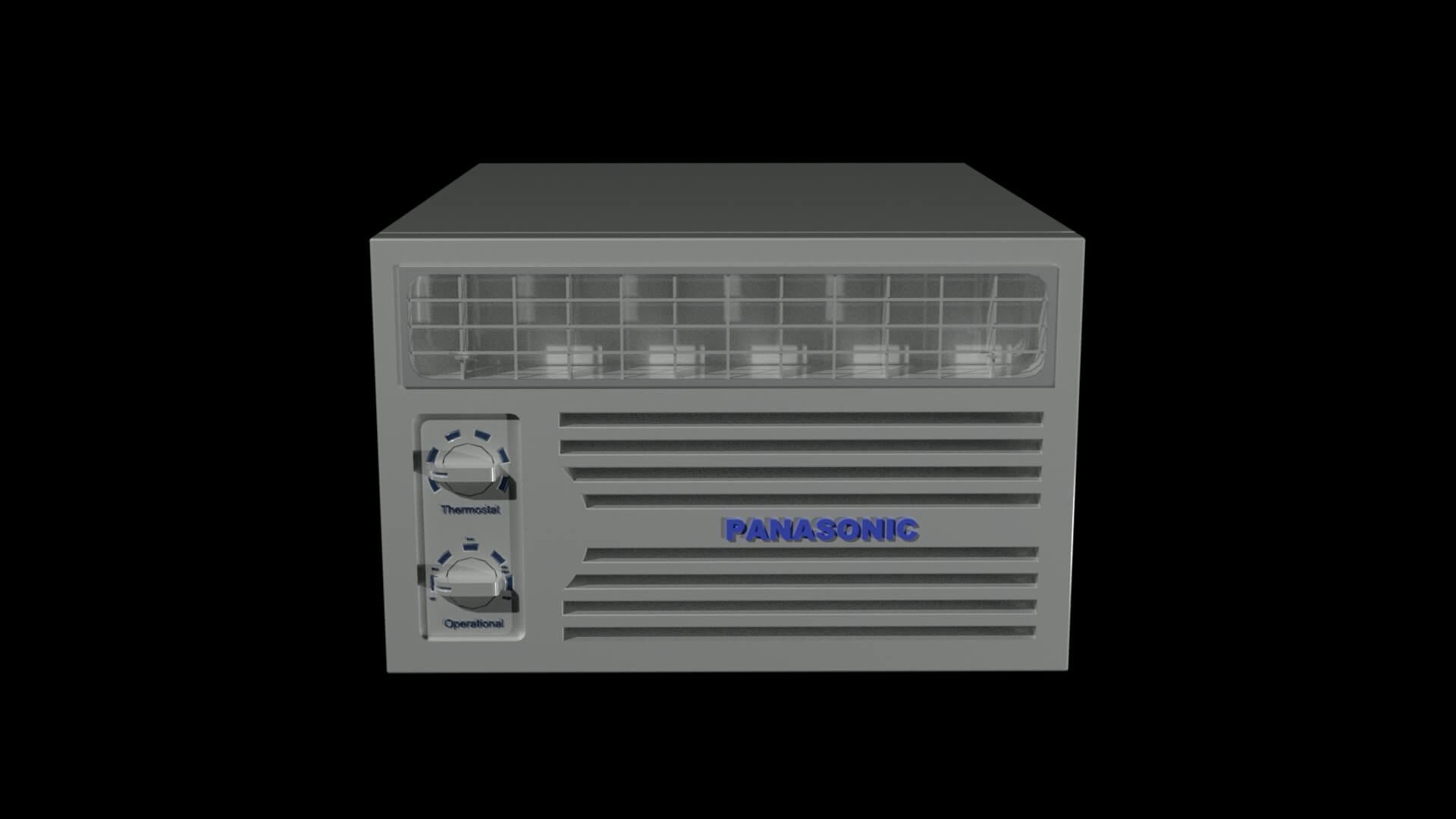 Aircon Window Type A1 - 3D Model by Speedup