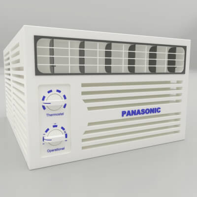 Aircon Window Type A1 - 3D Model by Speedup