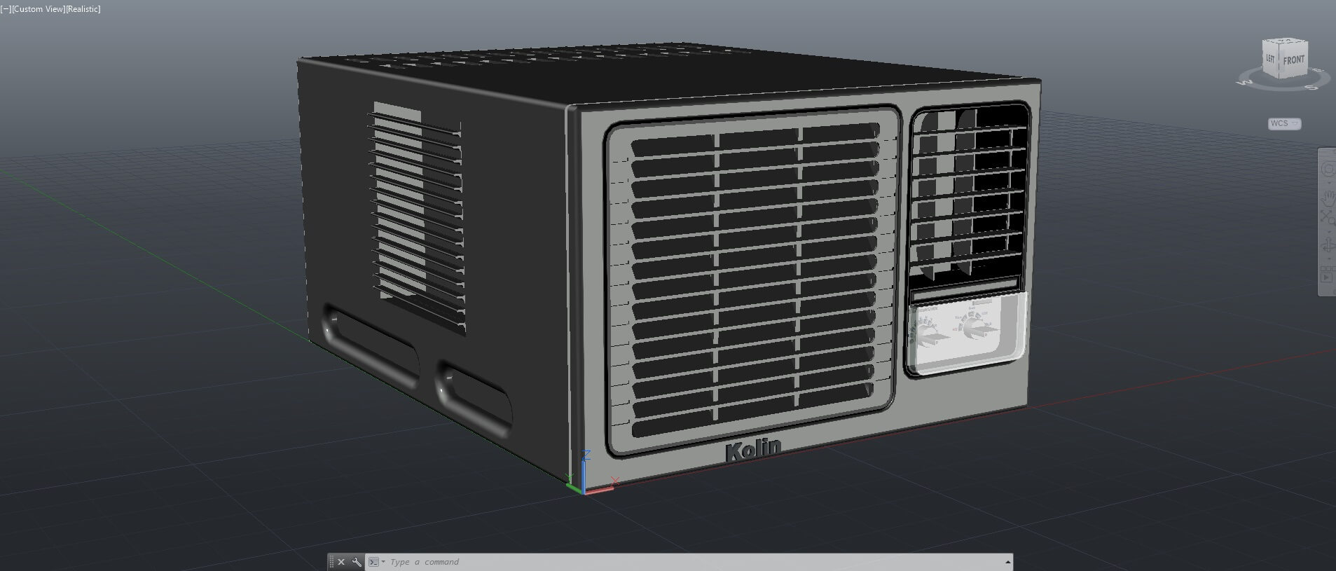 Aircon Window Type A3 - 3D Model by Speedup