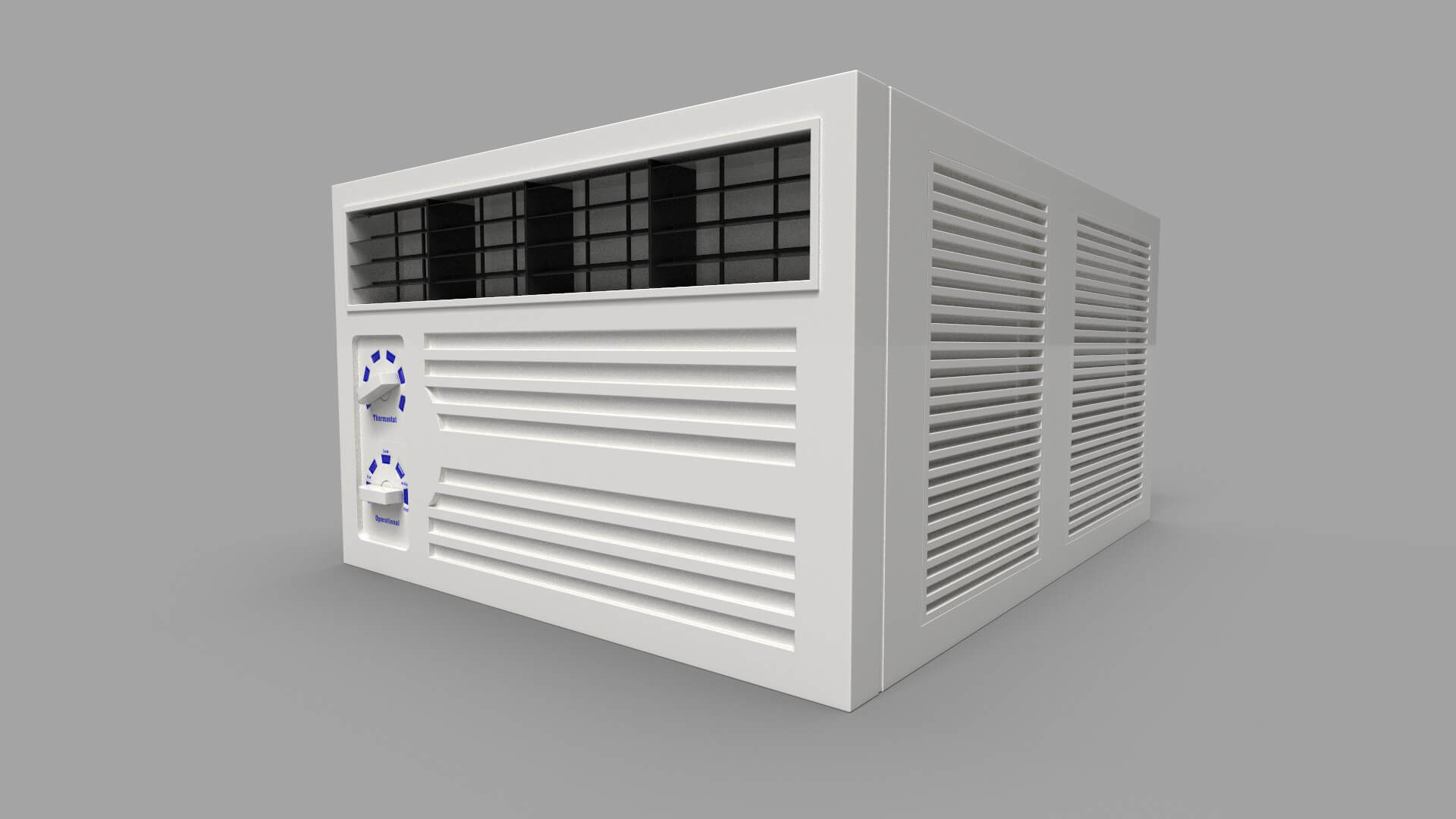 Aircon Window Type N1 - 3D Model by Speedup