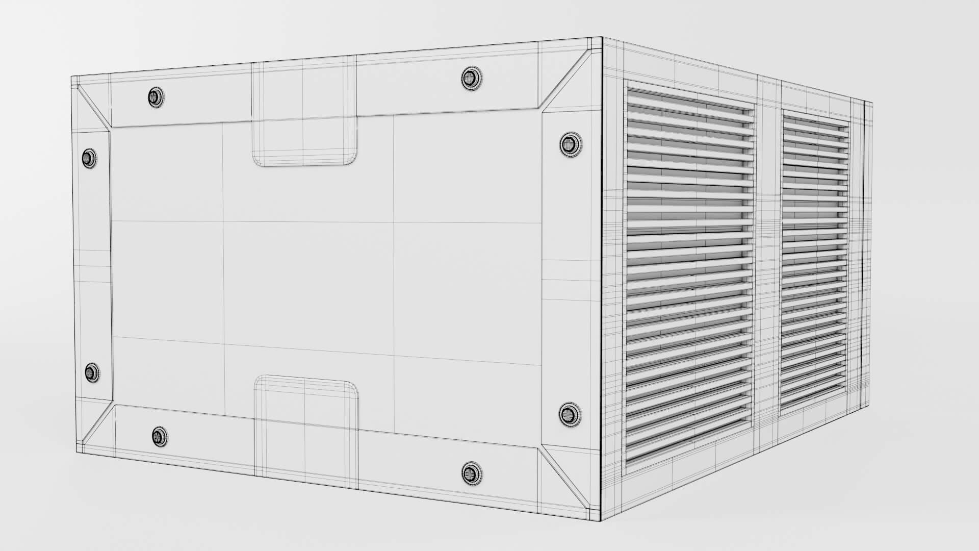Aircon Window Type N1 - 3D Model by Speedup