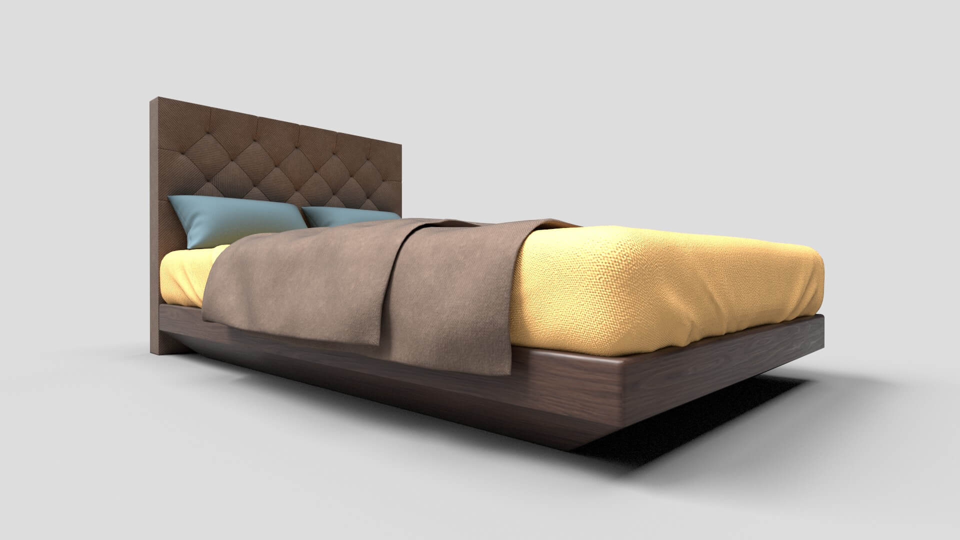 Bed 1 3D Model by Speedup