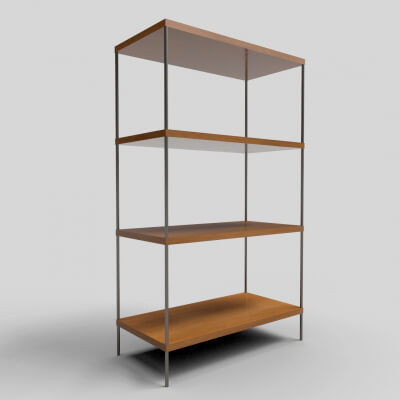 Low Poly Models | Furniture | Bookcases | RenderHub