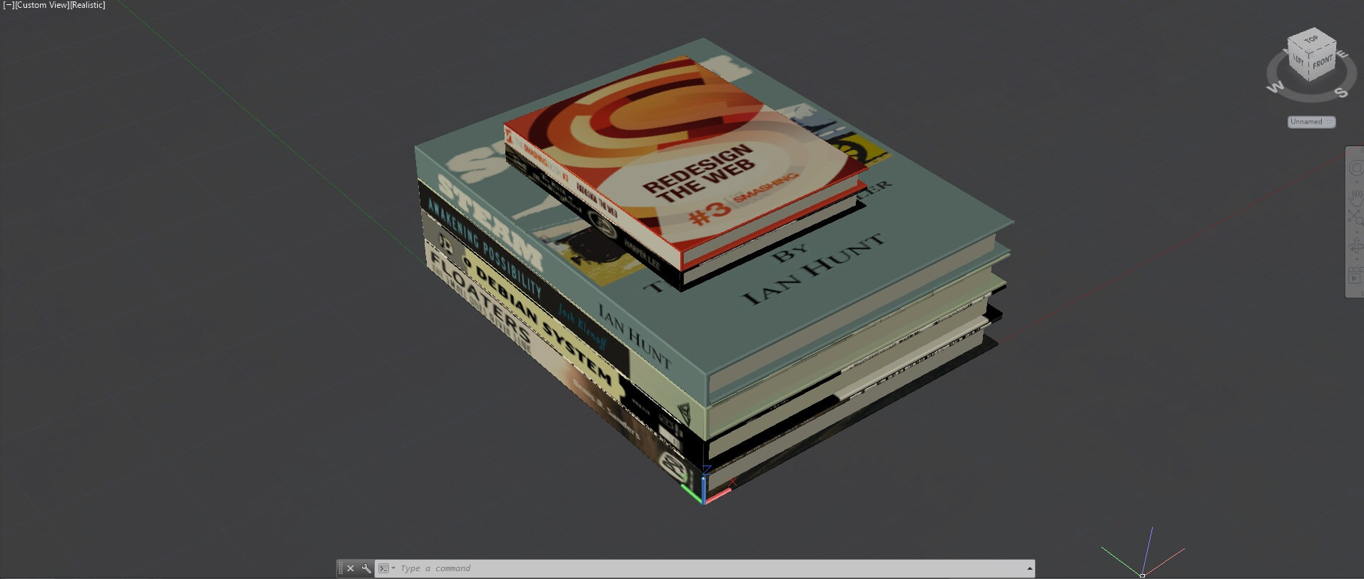 Books with Cover A1 - Free 3D Model by Speedup