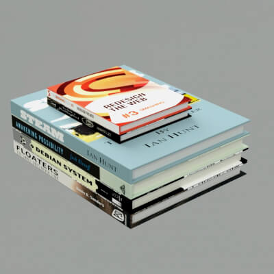Books with Cover A1 - Free 3D Model by Speedup