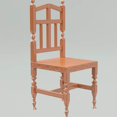 Chair A1 3D Model by Speedup