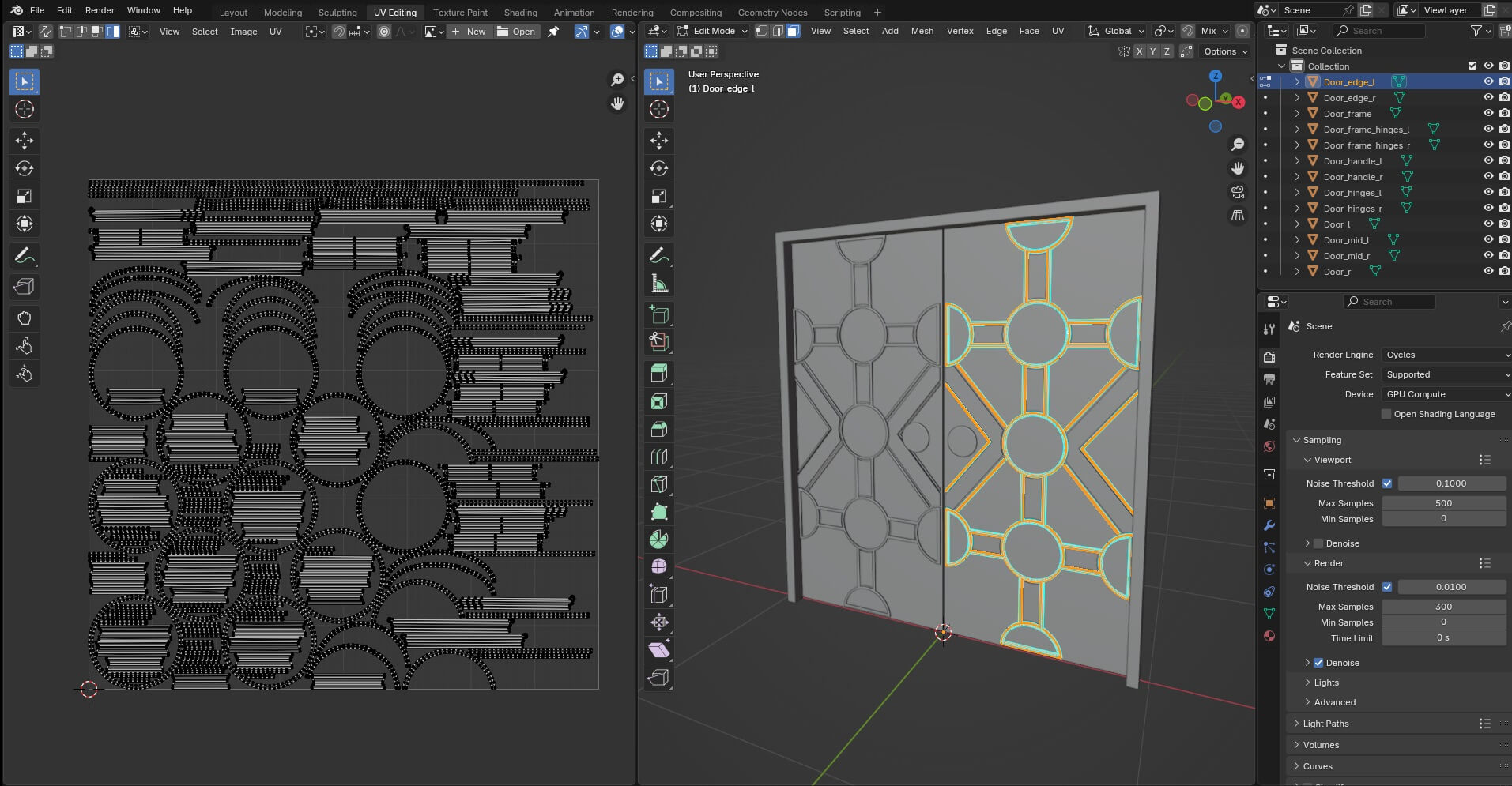Door 3D Design RH12 by Speedup